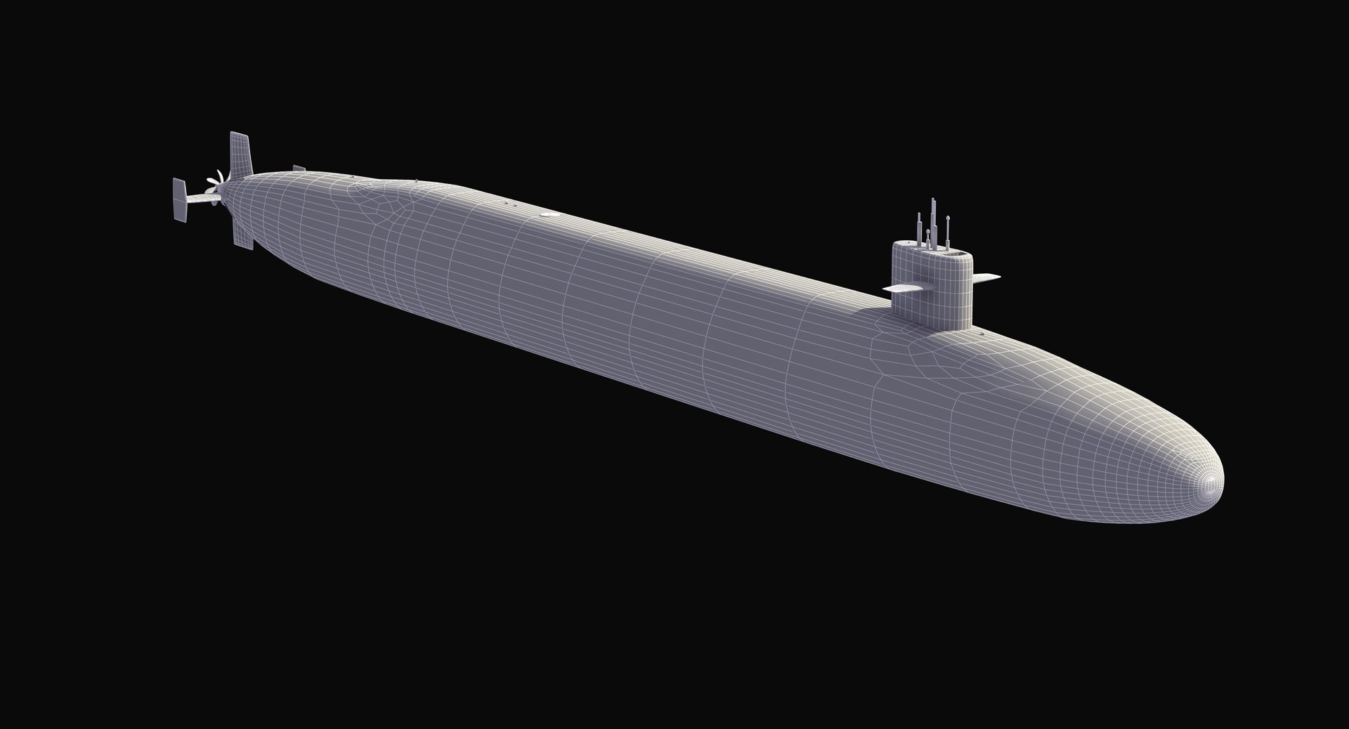 Ohio Class Submarine 3D Model - TurboSquid 1407510