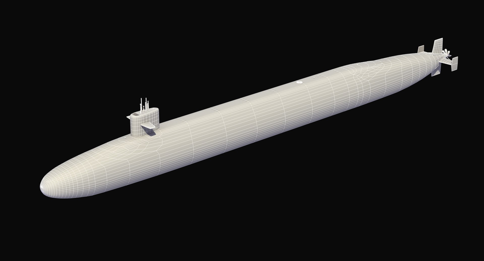 Ohio Class Submarine 3D Model - TurboSquid 1407510