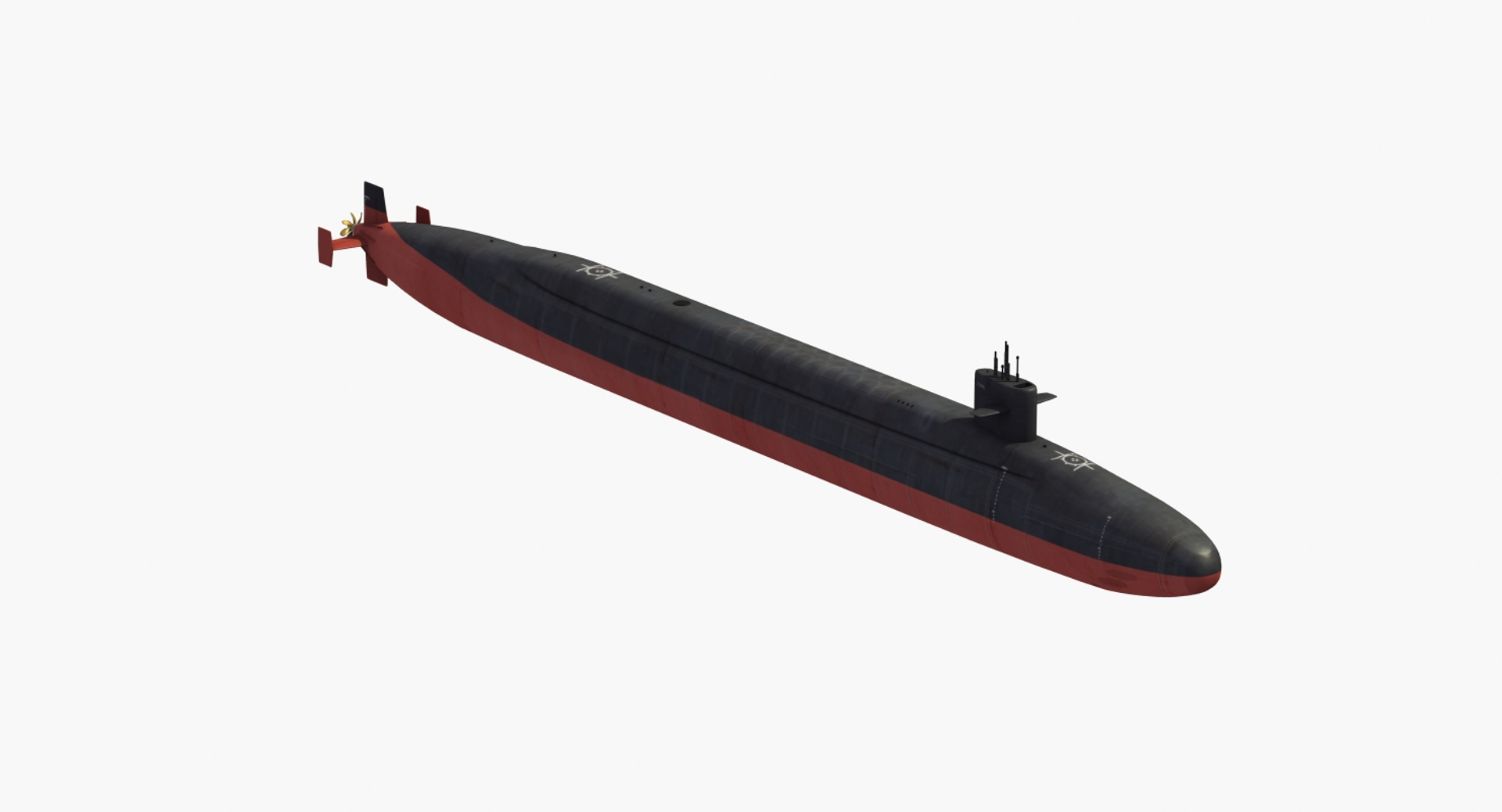 Ohio Class Submarine 3D Model - TurboSquid 1407510