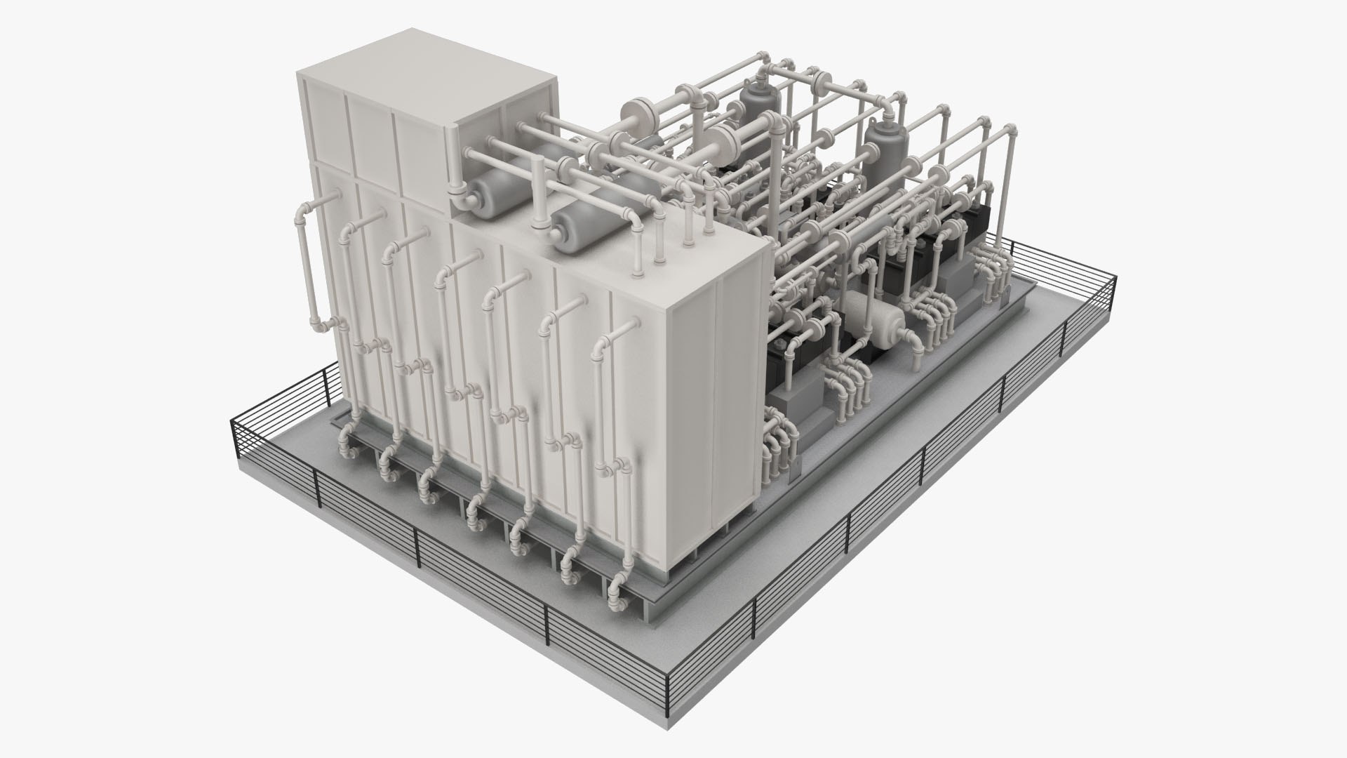 Metering skids model - TurboSquid 1217813