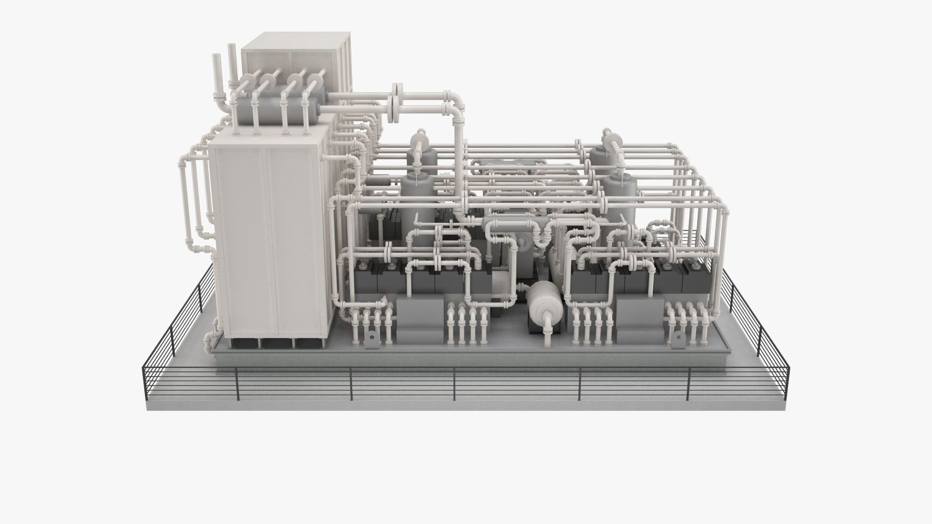Metering skids model - TurboSquid 1217813