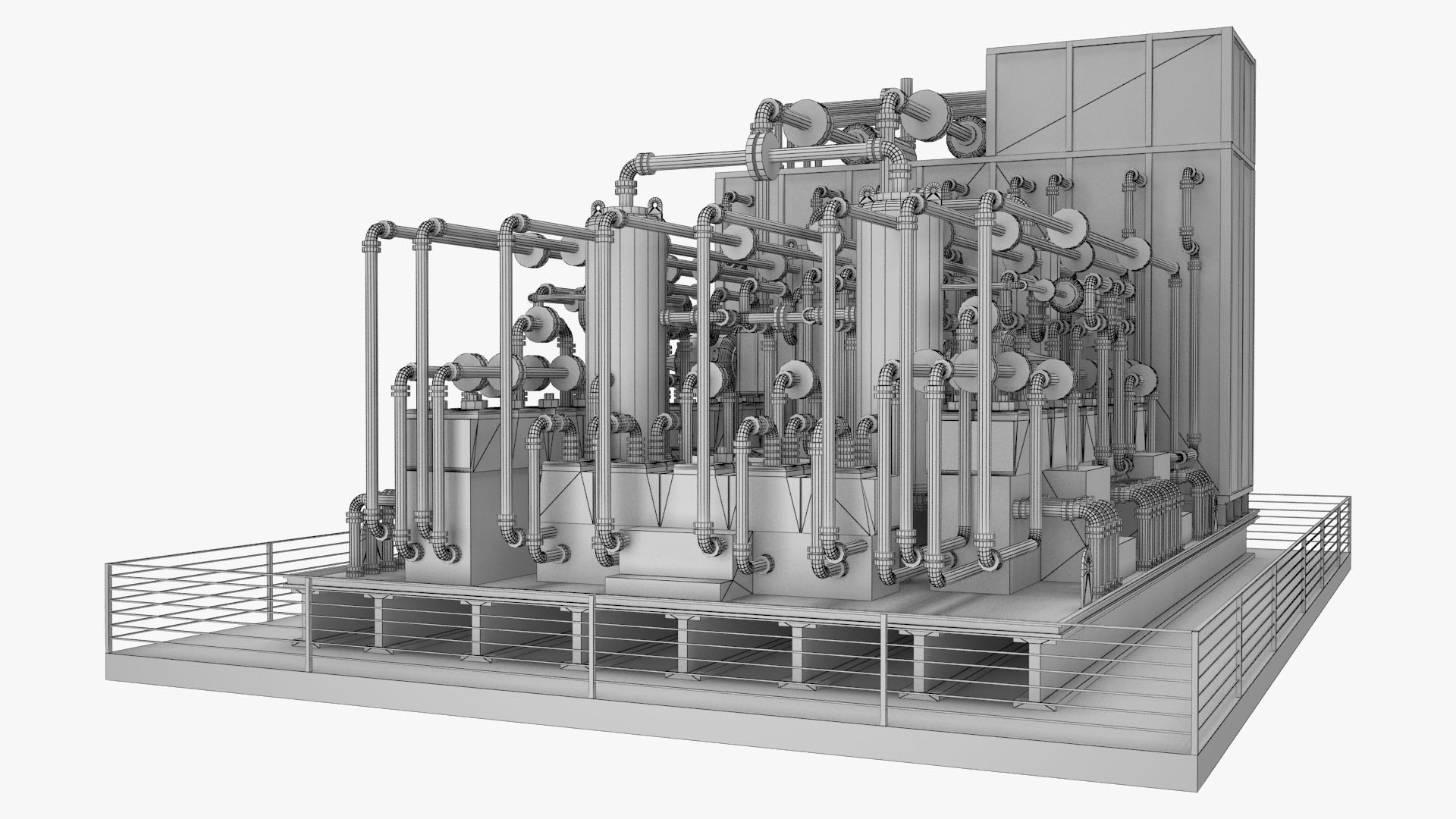 Metering skids model - TurboSquid 1217813