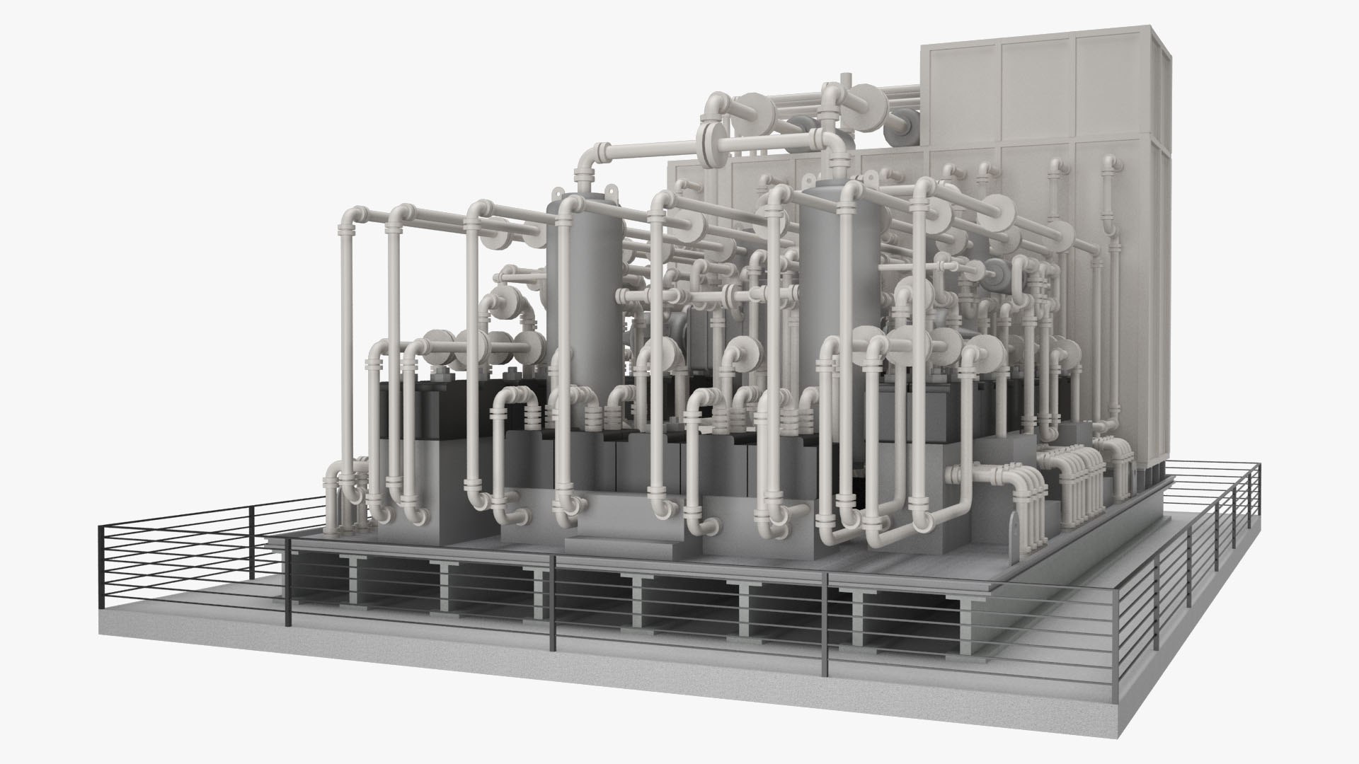 Metering skids model - TurboSquid 1217813