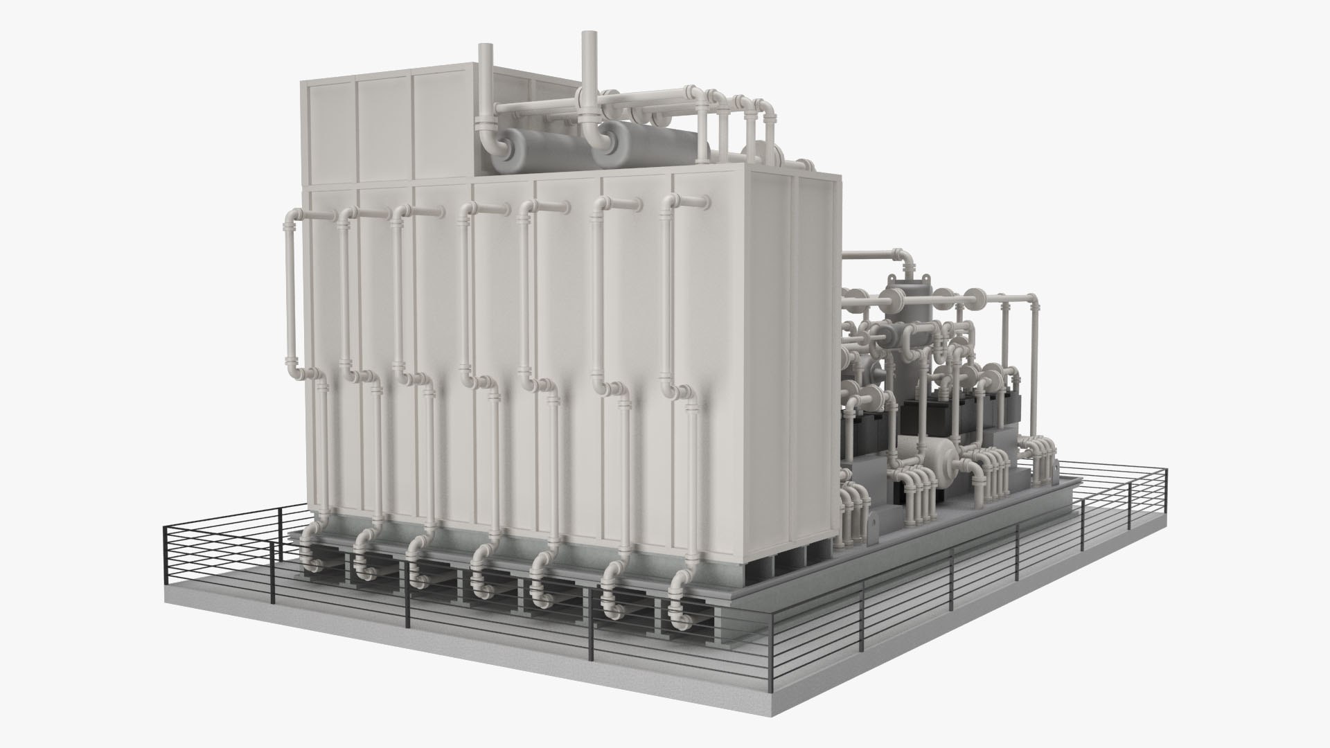 Metering skids model - TurboSquid 1217813