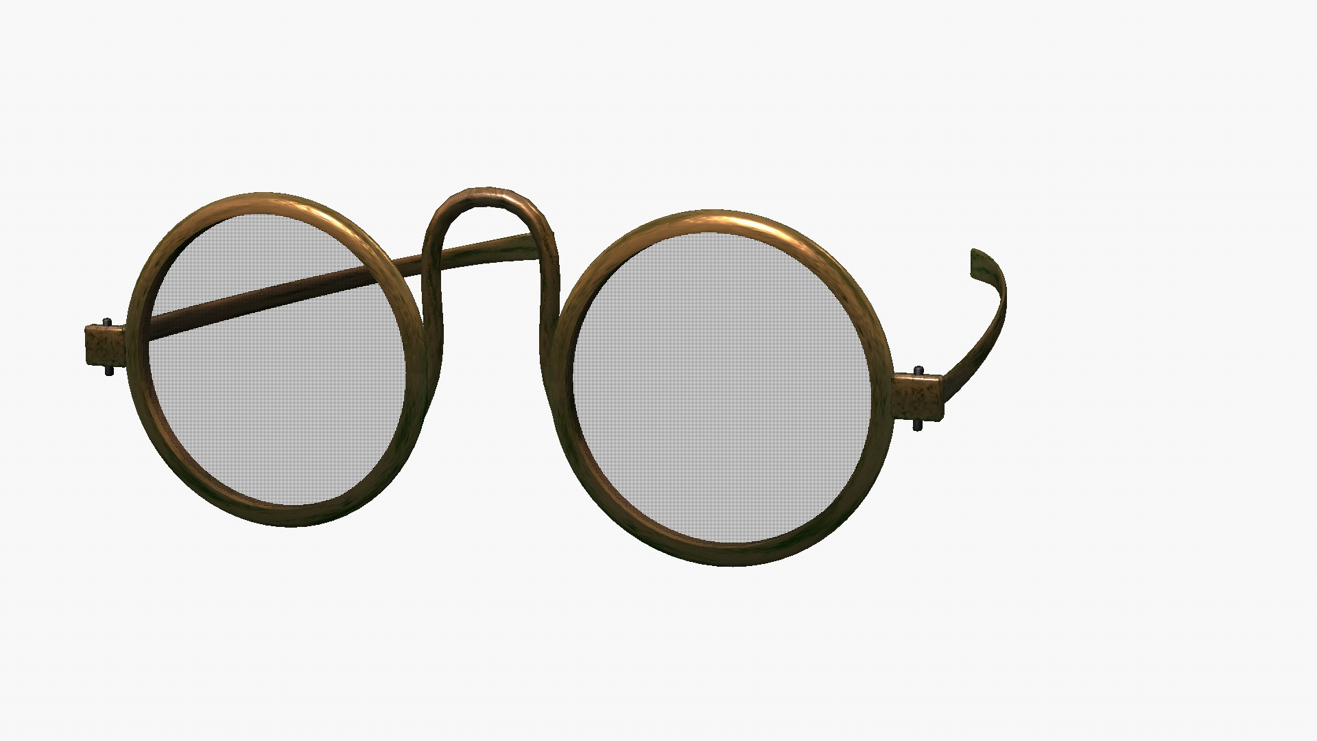 Ben Franklin Round Glasses 3D - TurboSquid 2283515