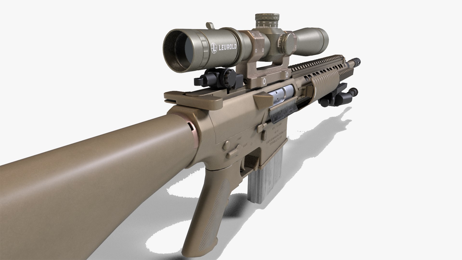 3D M110 Sniper Rifle - TurboSquid 2069545
