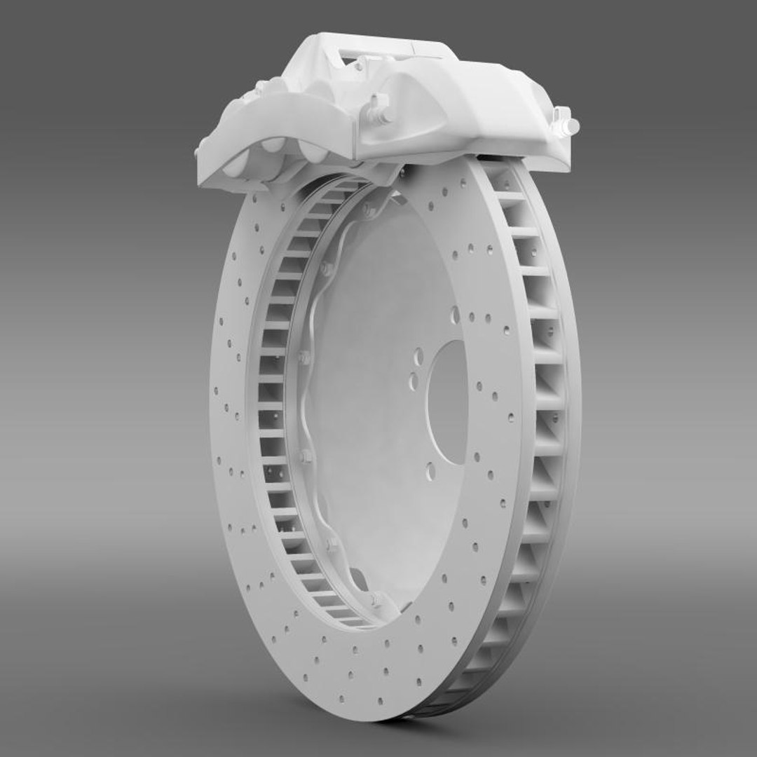 3d Model Brake Brakedisc Brembo