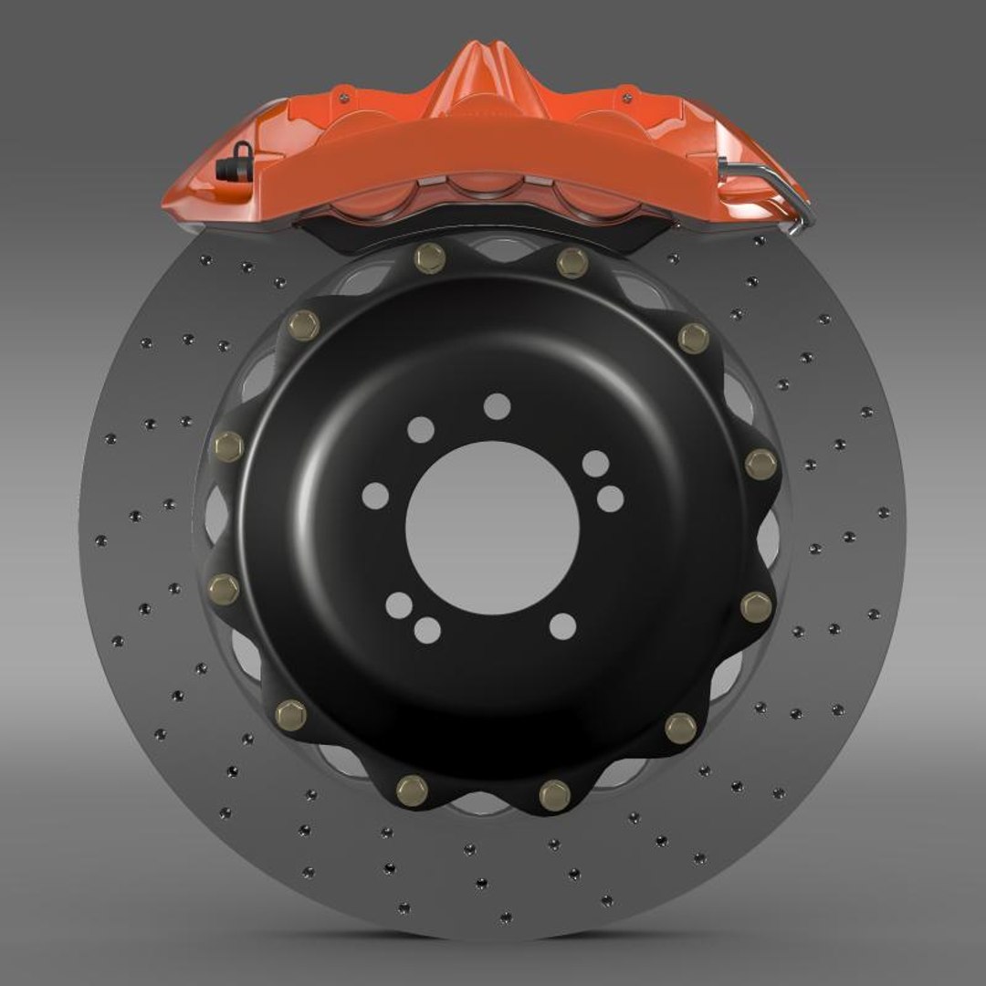 3d Model Brake Brakedisc Brembo