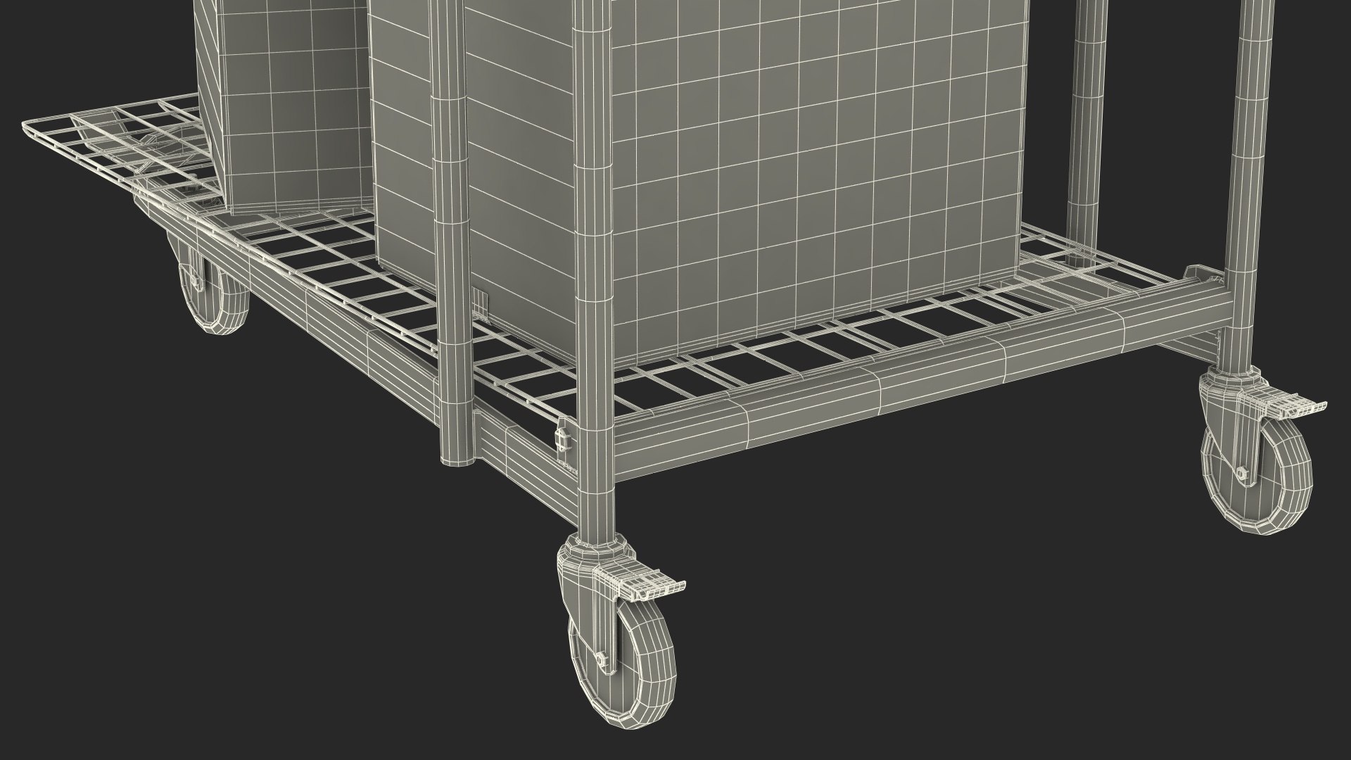 Warehouse Shopping Trolley With Boxes 3D Model - TurboSquid 2040302