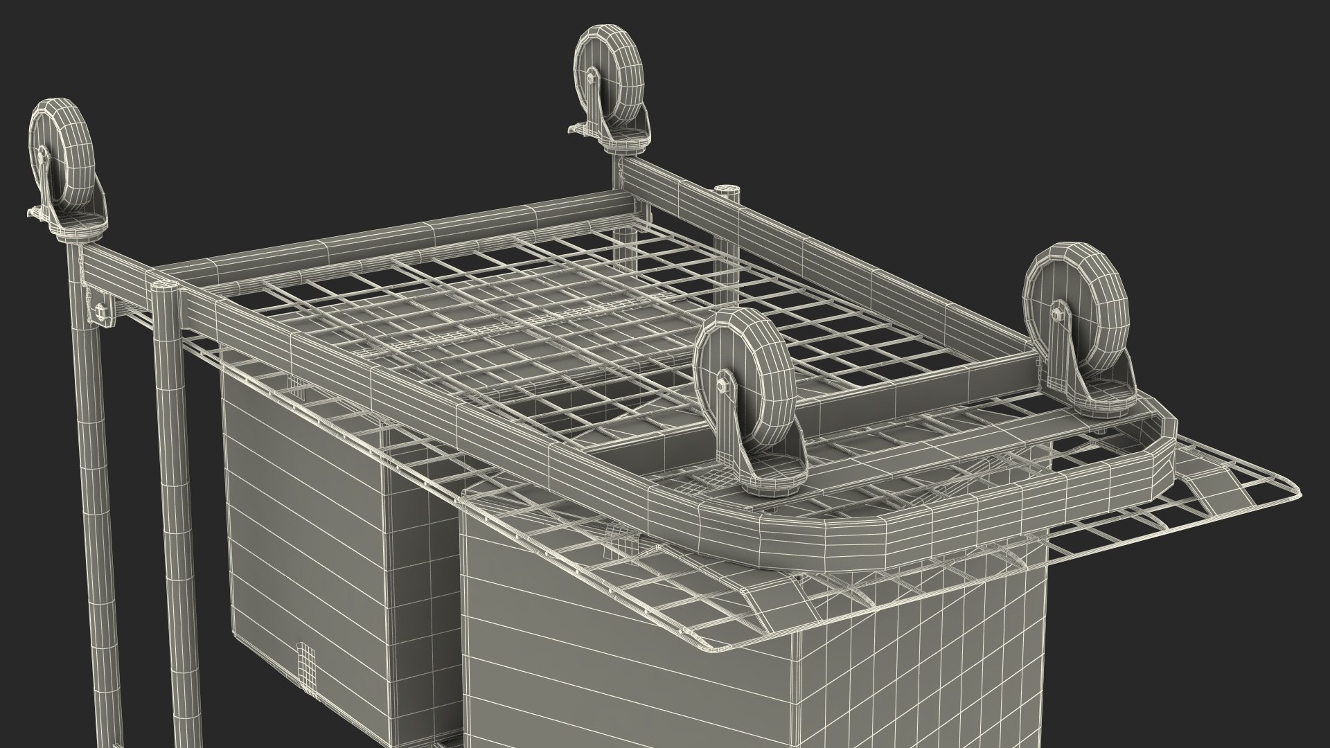 Warehouse Shopping Trolley With Boxes 3D Model - TurboSquid 2040302