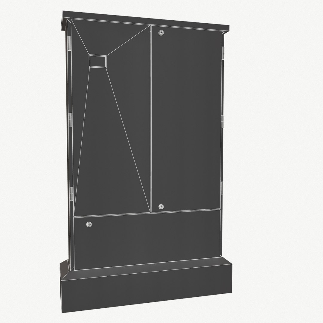 Free Electrical Switchboard Box 3D Model - TurboSquid 1368683