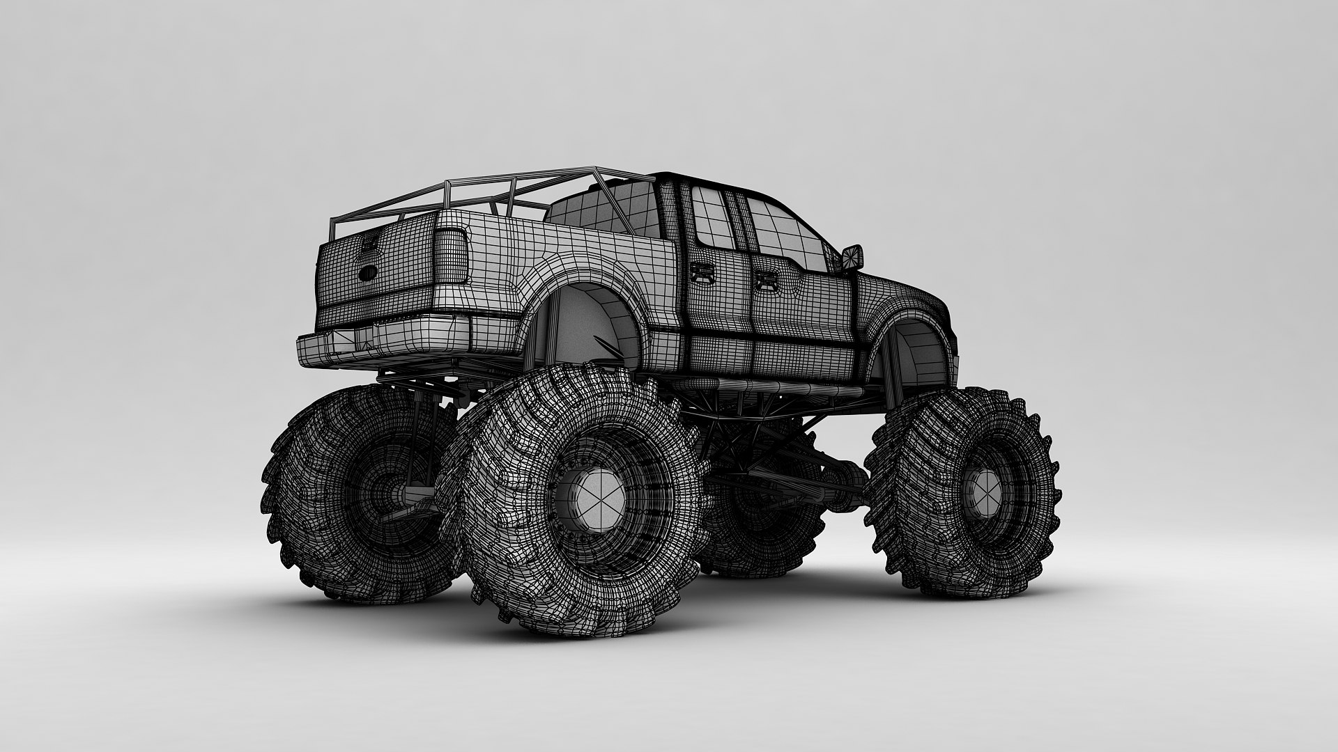 3D Monster Truck Model - TurboSquid 1581503