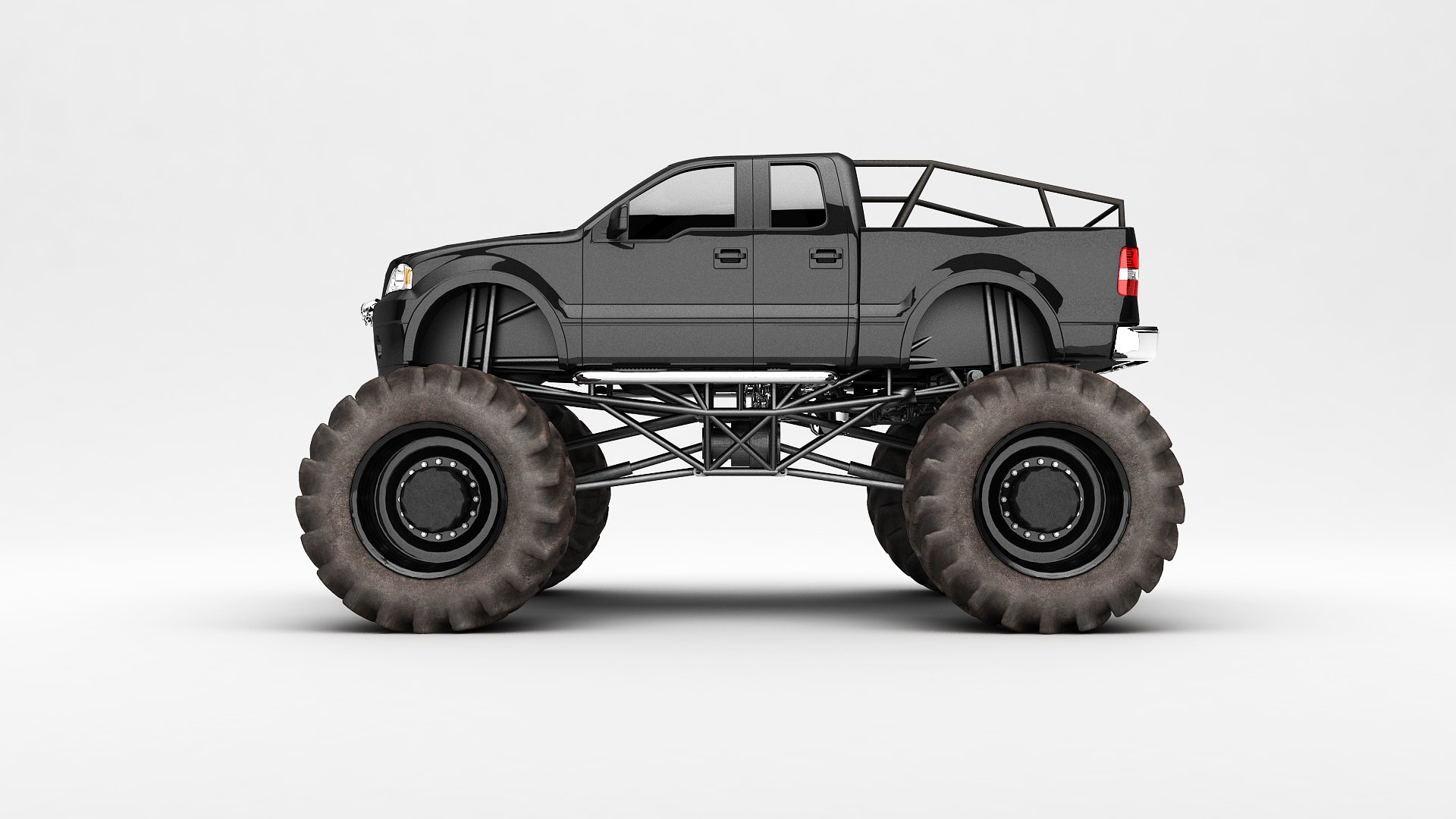 3D Monster Truck Model - TurboSquid 1581503