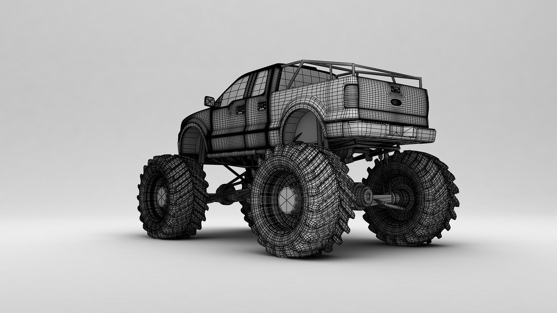 3D Monster Truck Model - TurboSquid 1581503
