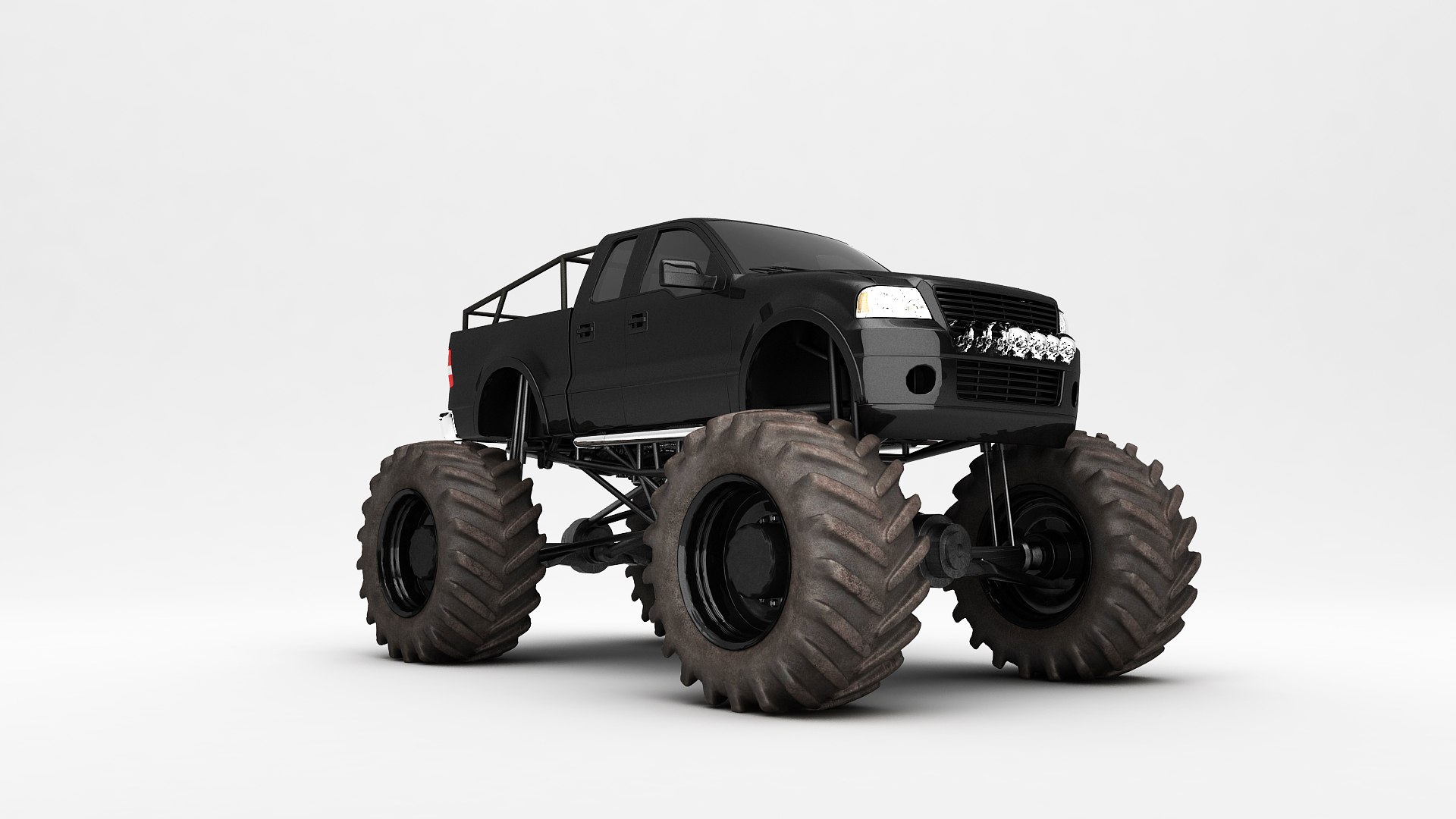 3D Monster Truck Model - TurboSquid 1581503