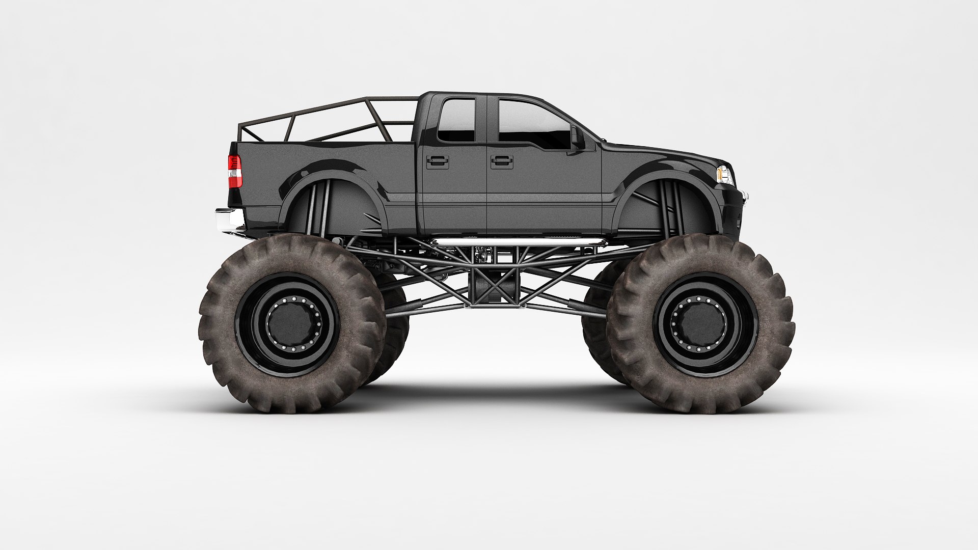 3D Monster Truck Model - TurboSquid 1581503