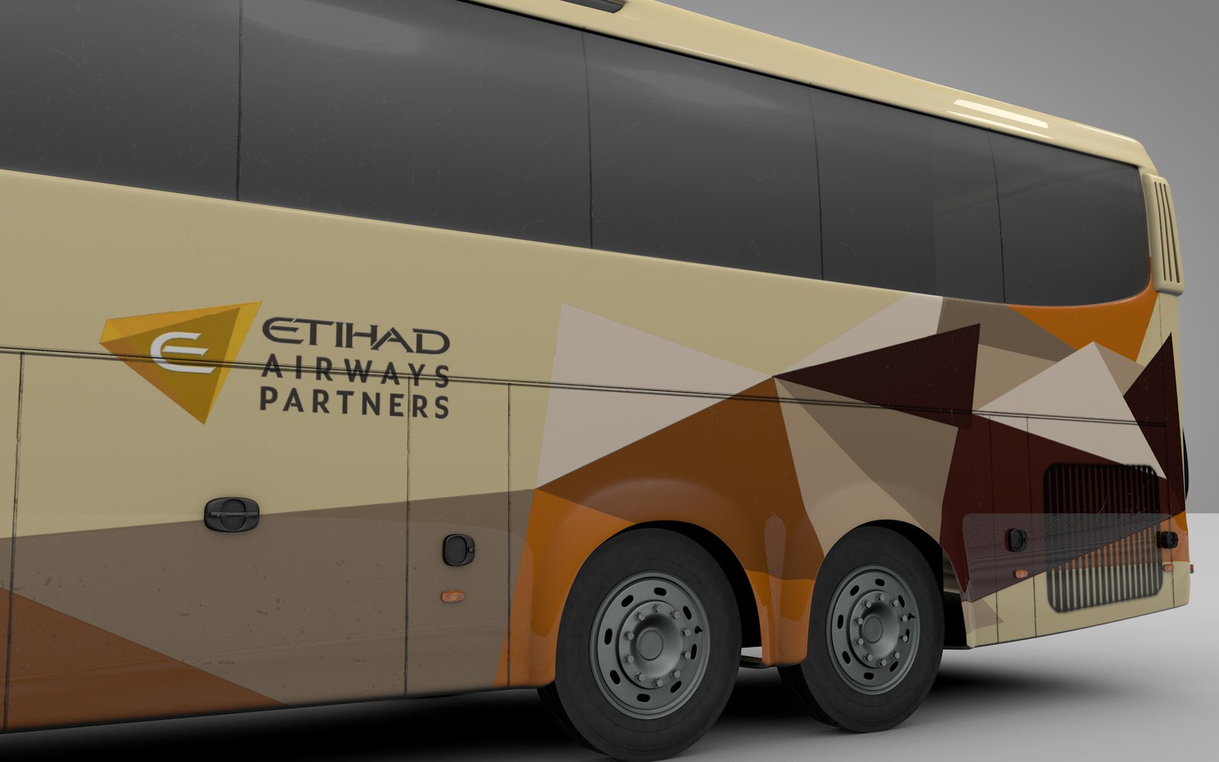 3D Model Shuttle Bus Etihad - TurboSquid 1684400