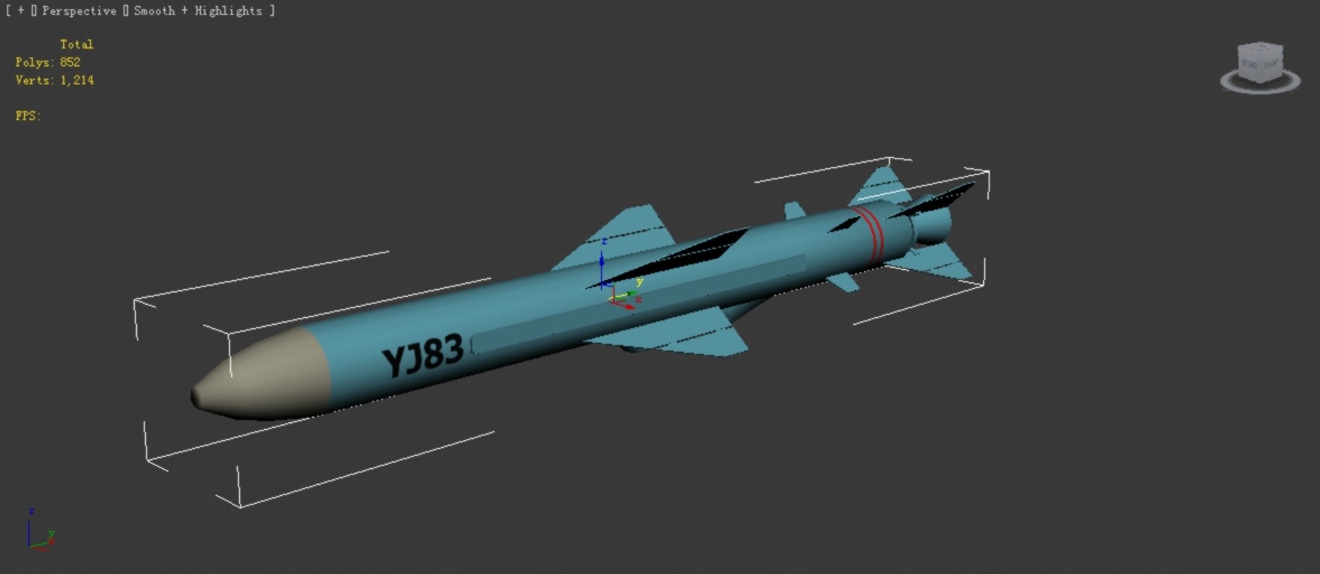 3D chinese anti ship cruise missile yj83 model - TurboSquid 1888834