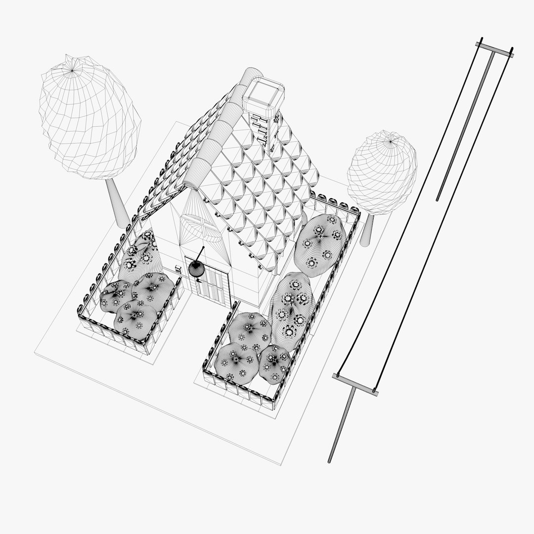 3d c4d house cartoon home