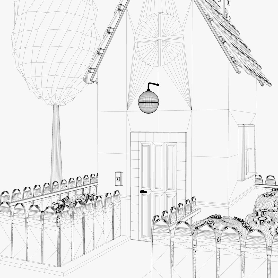 3d c4d house cartoon home