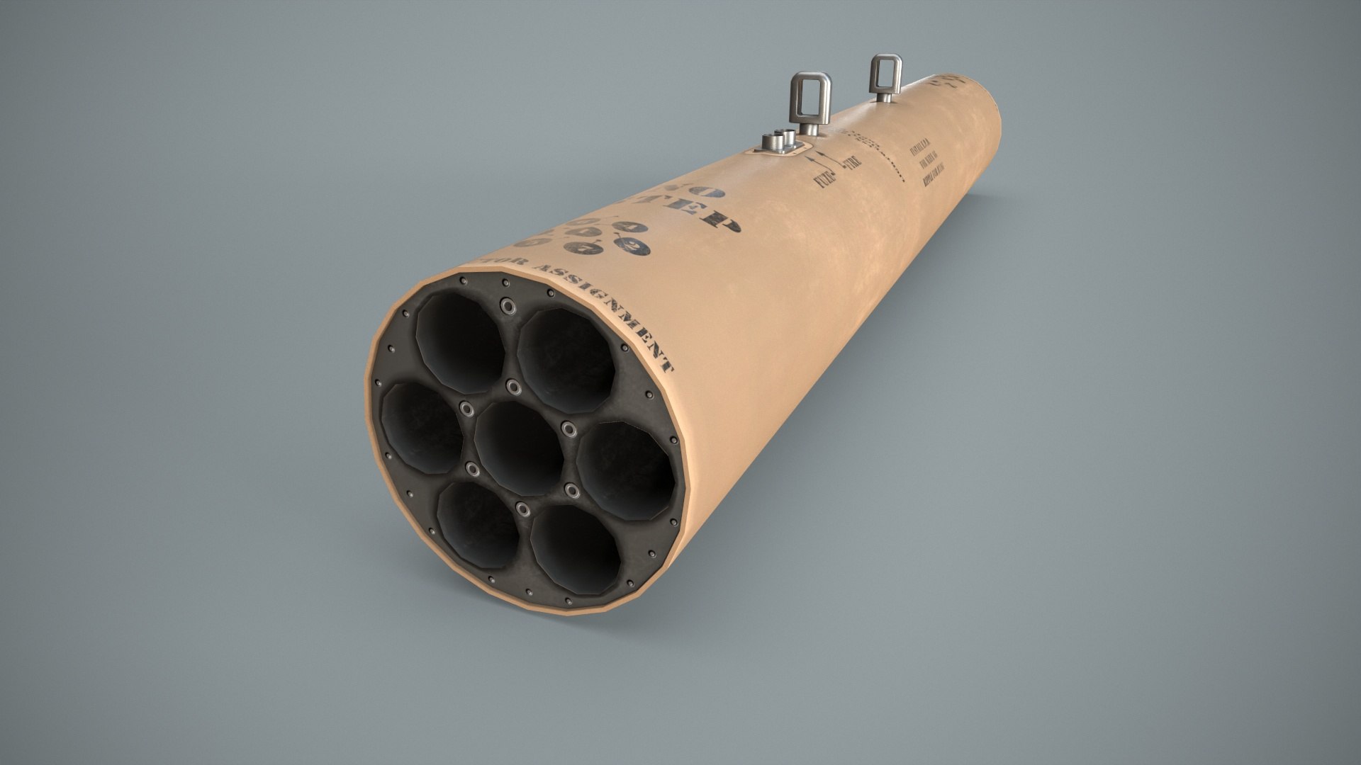 Missile Launcher M-260 3D Model - TurboSquid 2064234