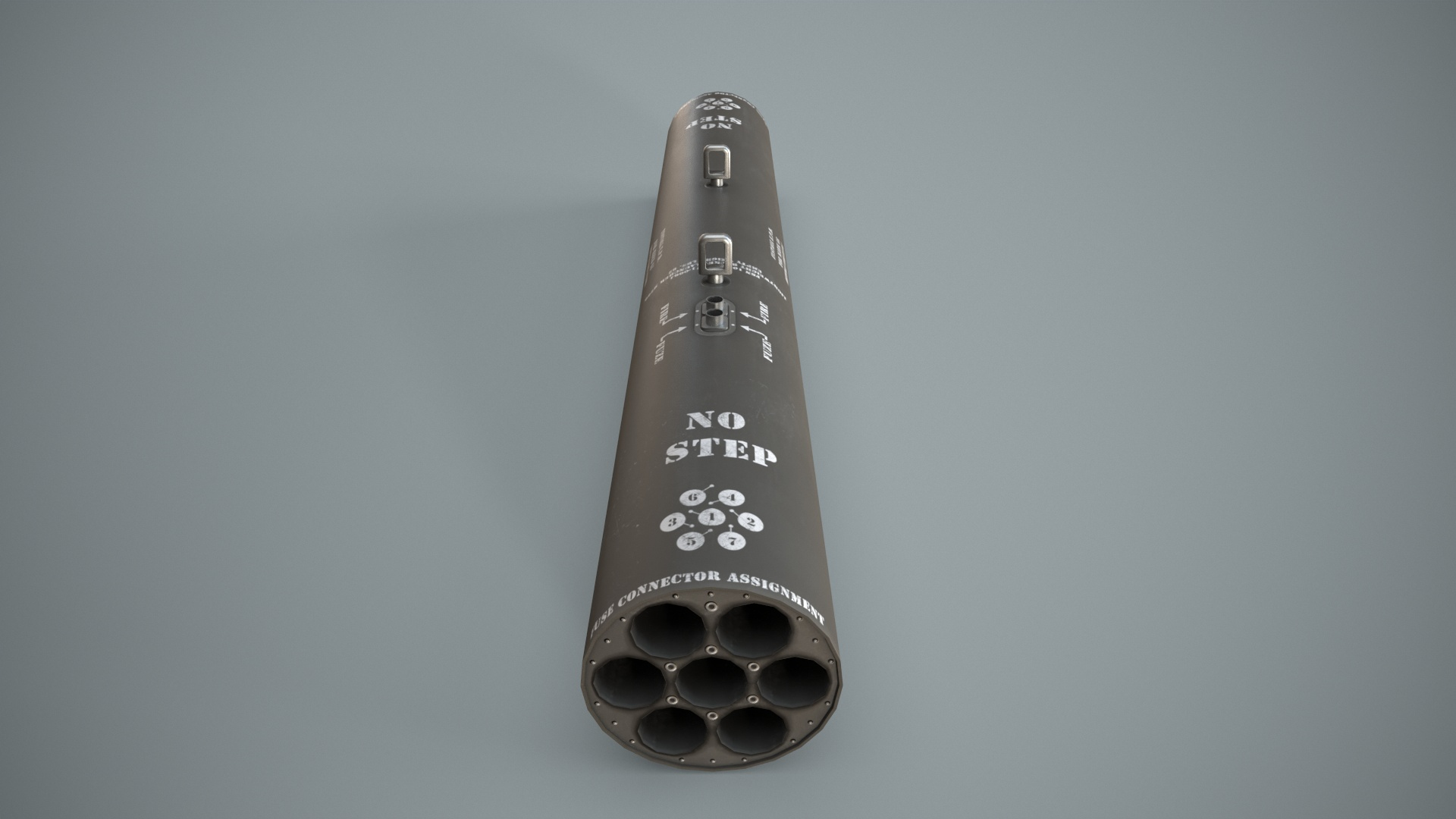 Missile Launcher M-260 3D Model - TurboSquid 2064234