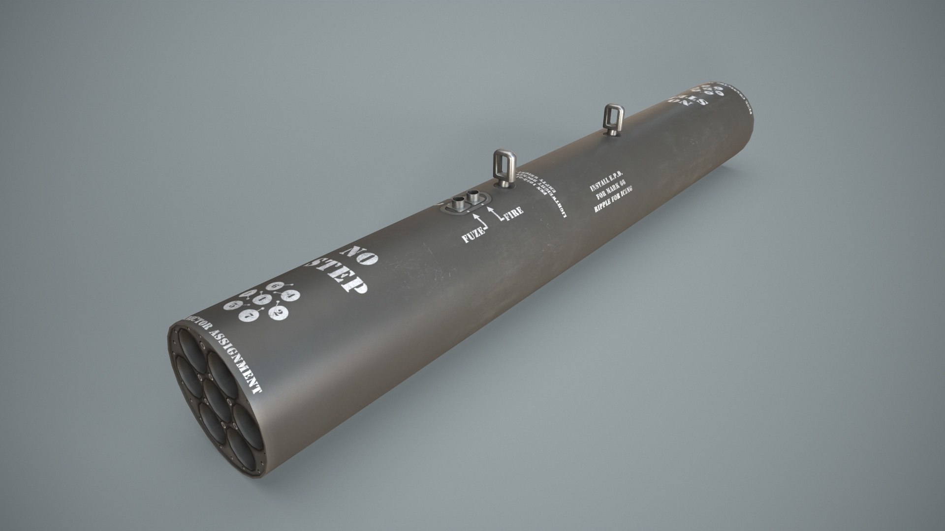 Missile Launcher M-260 3D Model - TurboSquid 2064234