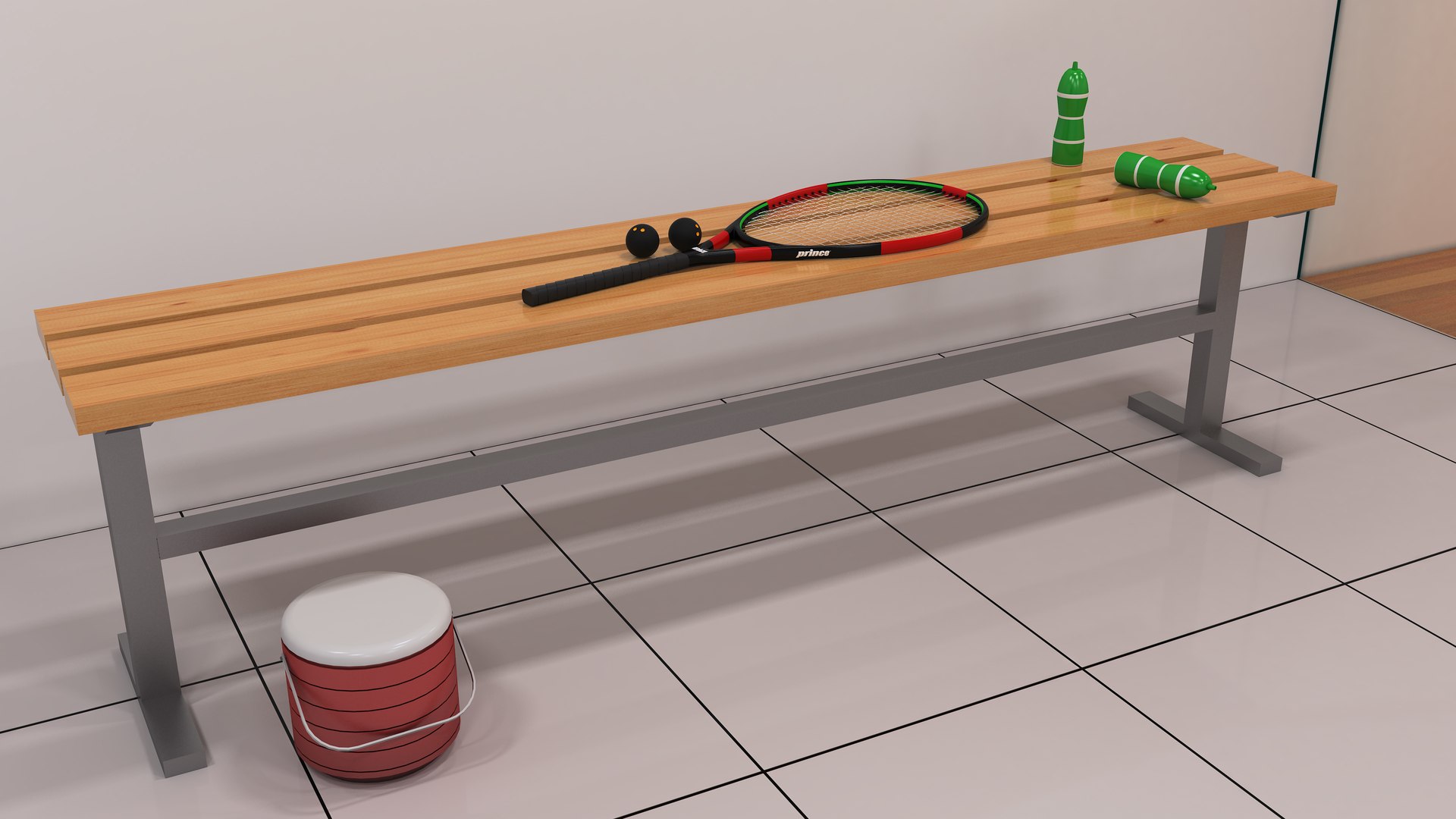 Squash Court 3D Model - TurboSquid 2108447