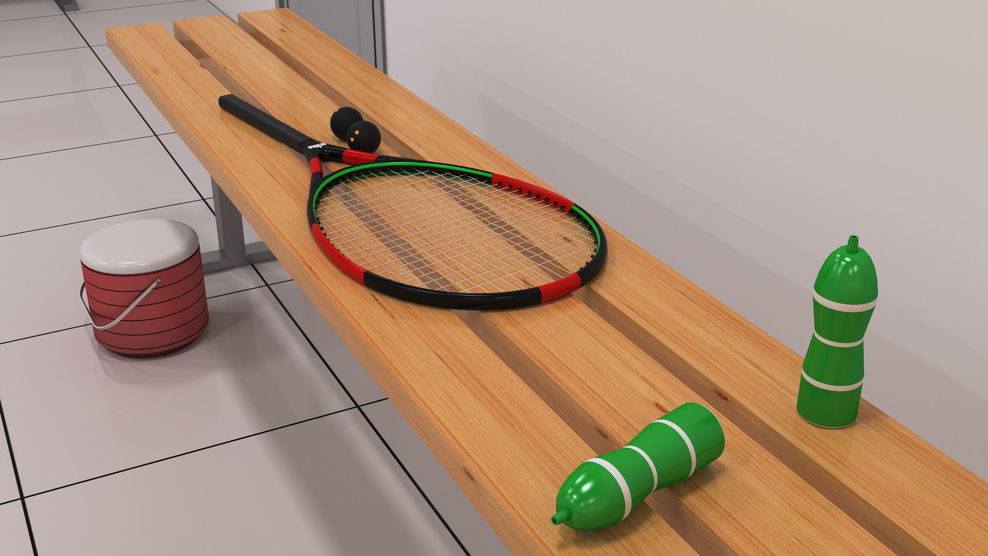 Squash Court 3D Model - TurboSquid 2108447