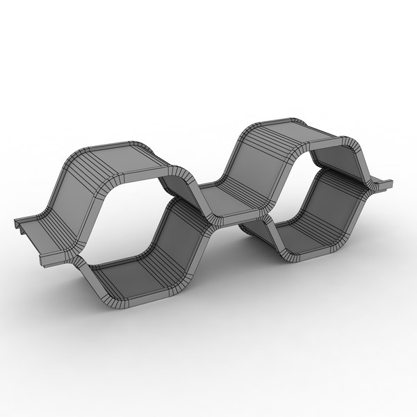 honeycomb modular design 3d model