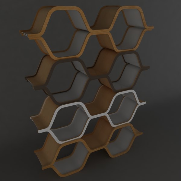 honeycomb modular design 3d model
