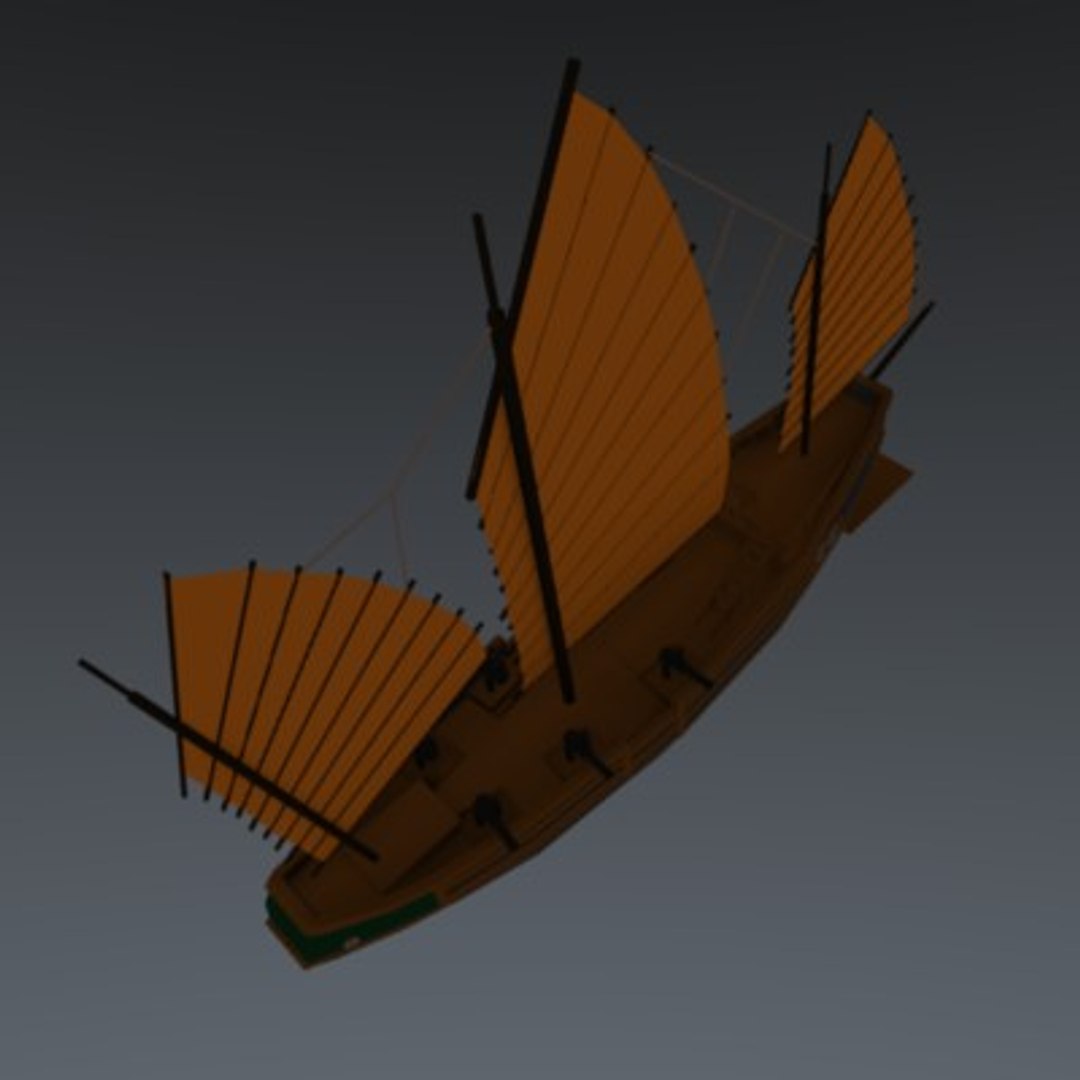 3d Chinese Pirate Ship