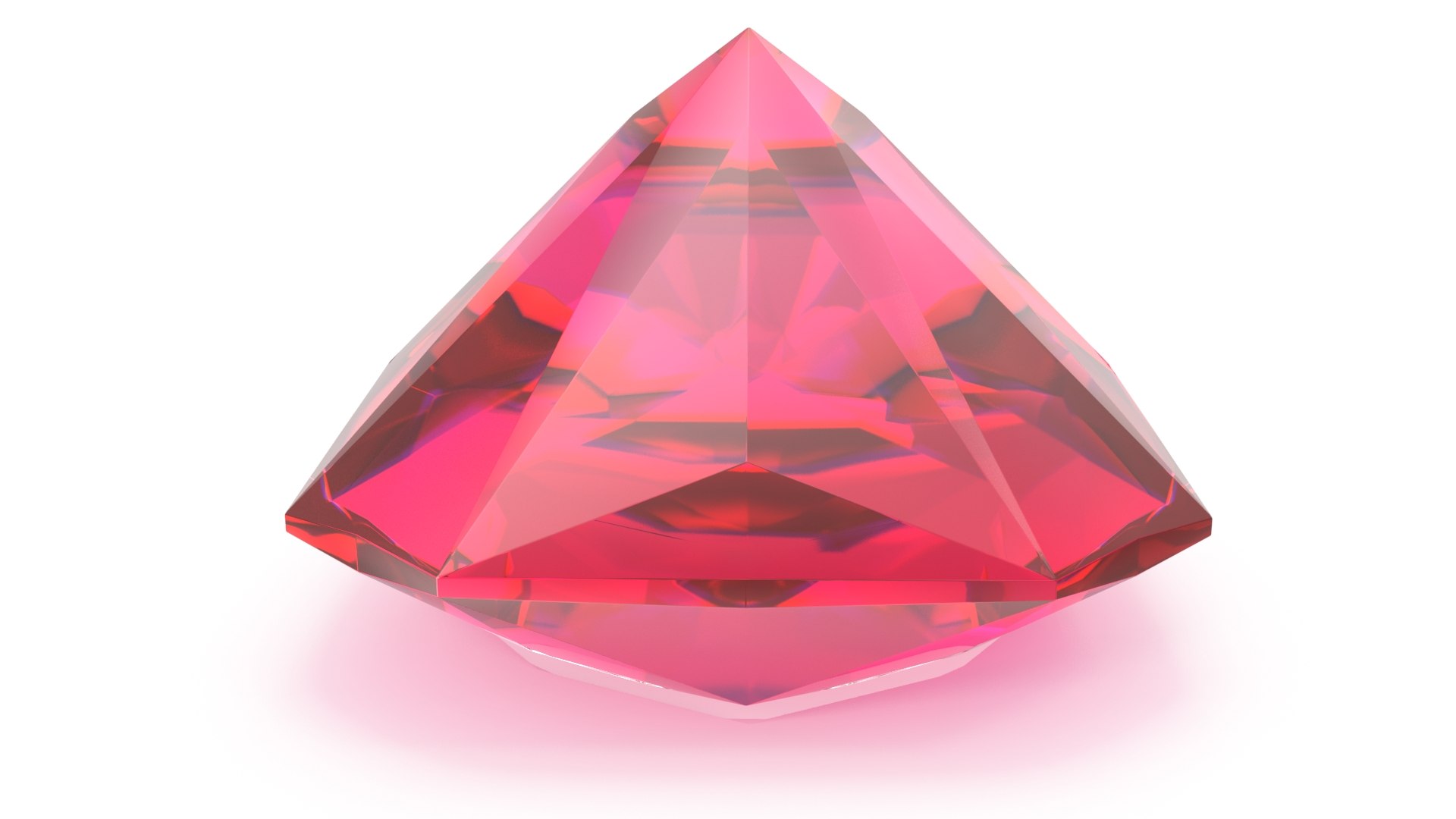 Asscher Cut Pink Topaz 3D Model - TurboSquid 1852470