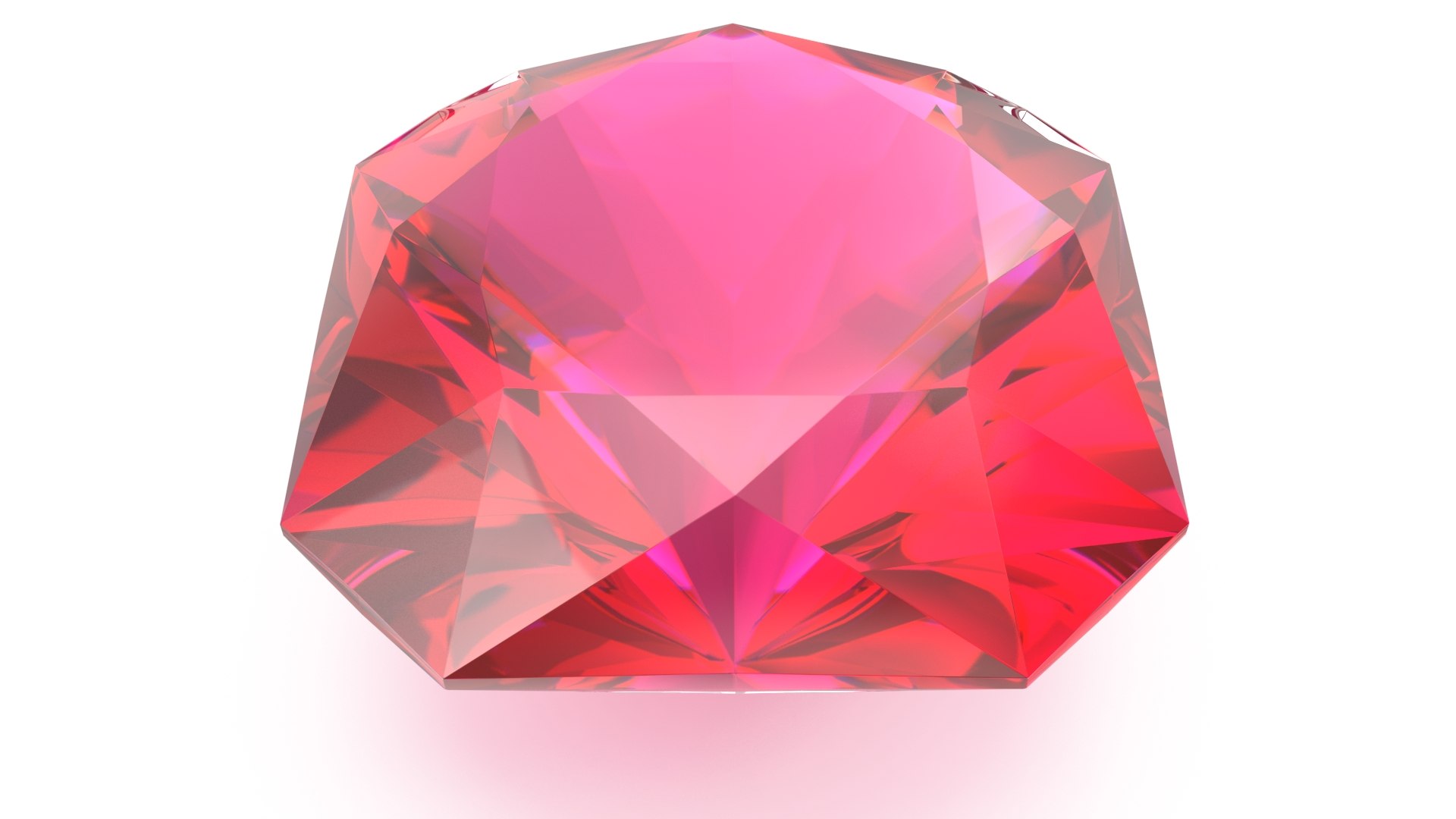 Asscher Cut Pink Topaz 3D Model - TurboSquid 1852470