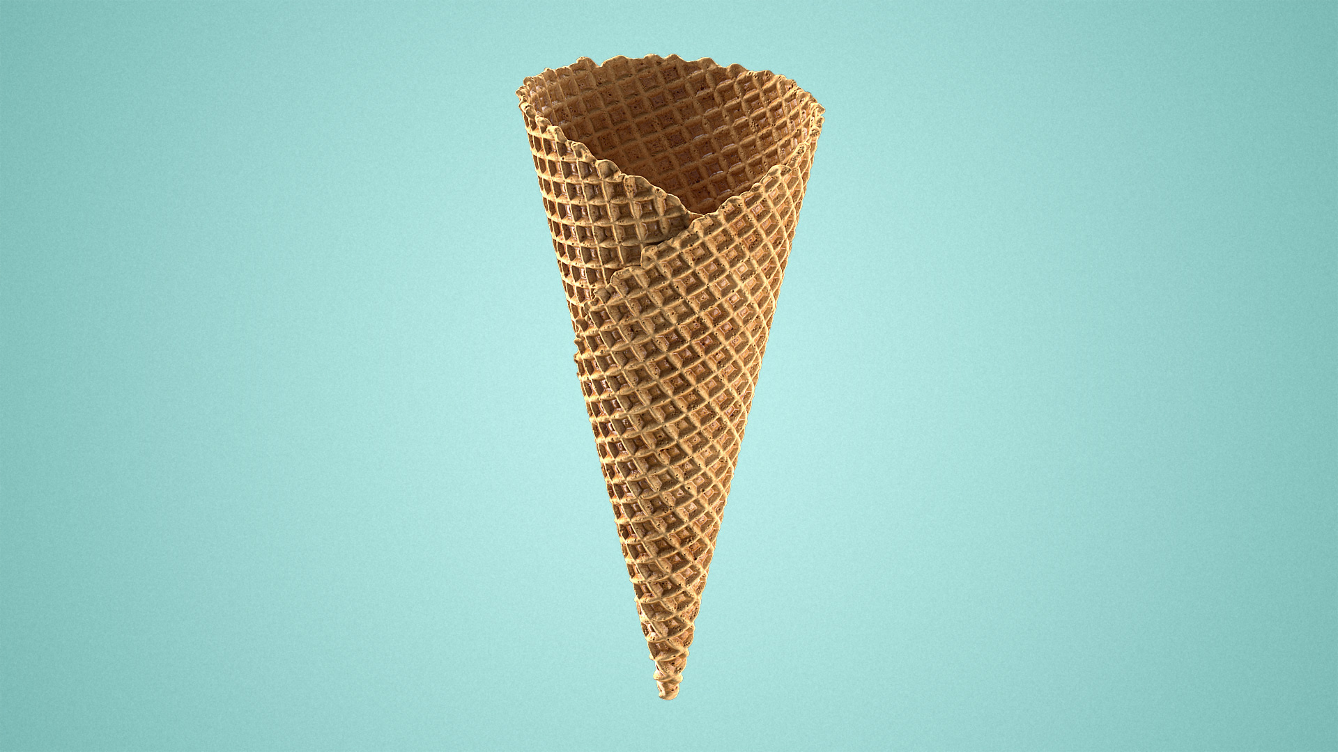 3D Cone Waffle Model - TurboSquid 1557166