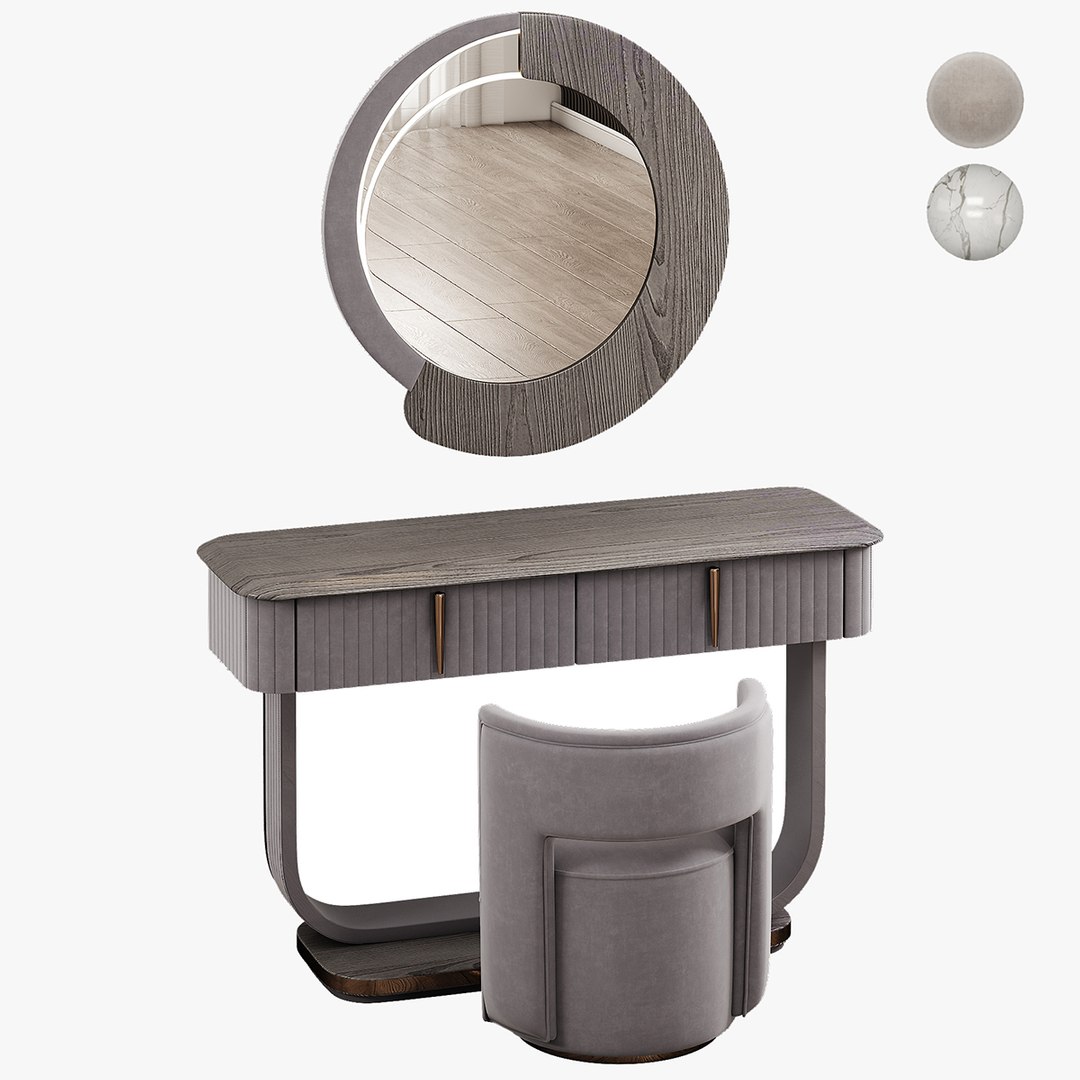 3D Saber Jewels CRYSTAL Narrow Dressing table model - TurboSquid 2034732