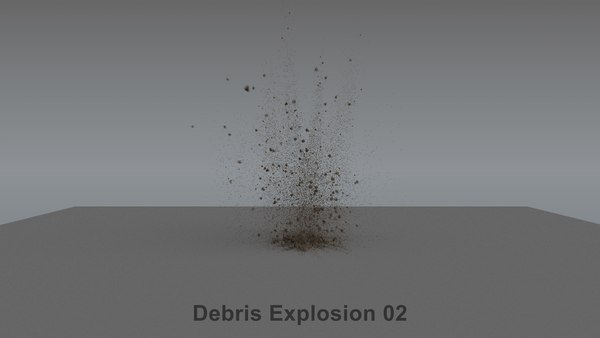 Debris Explosion 02 - ABC 3D - TurboSquid 1816069