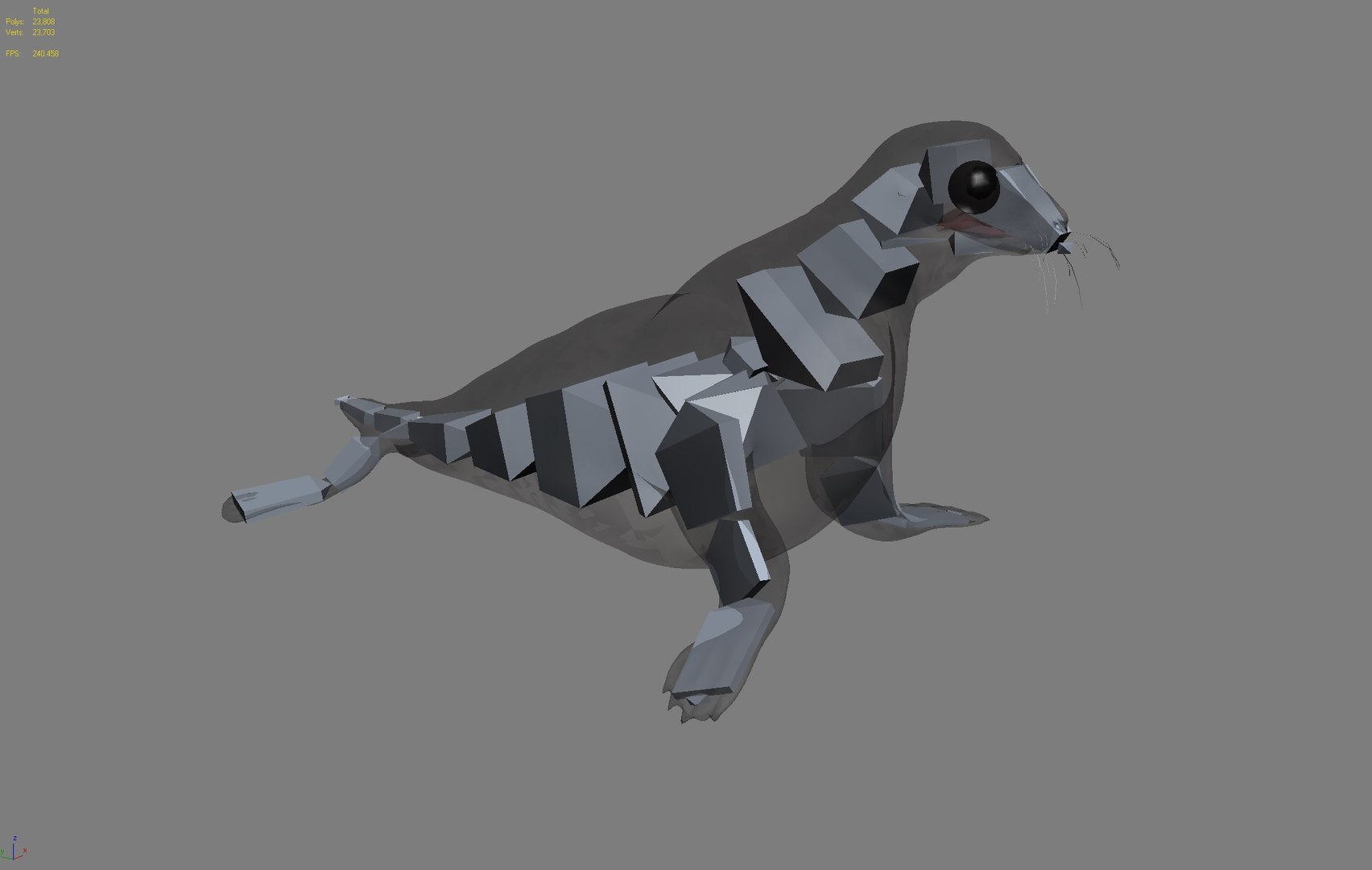 seal animation rigging max