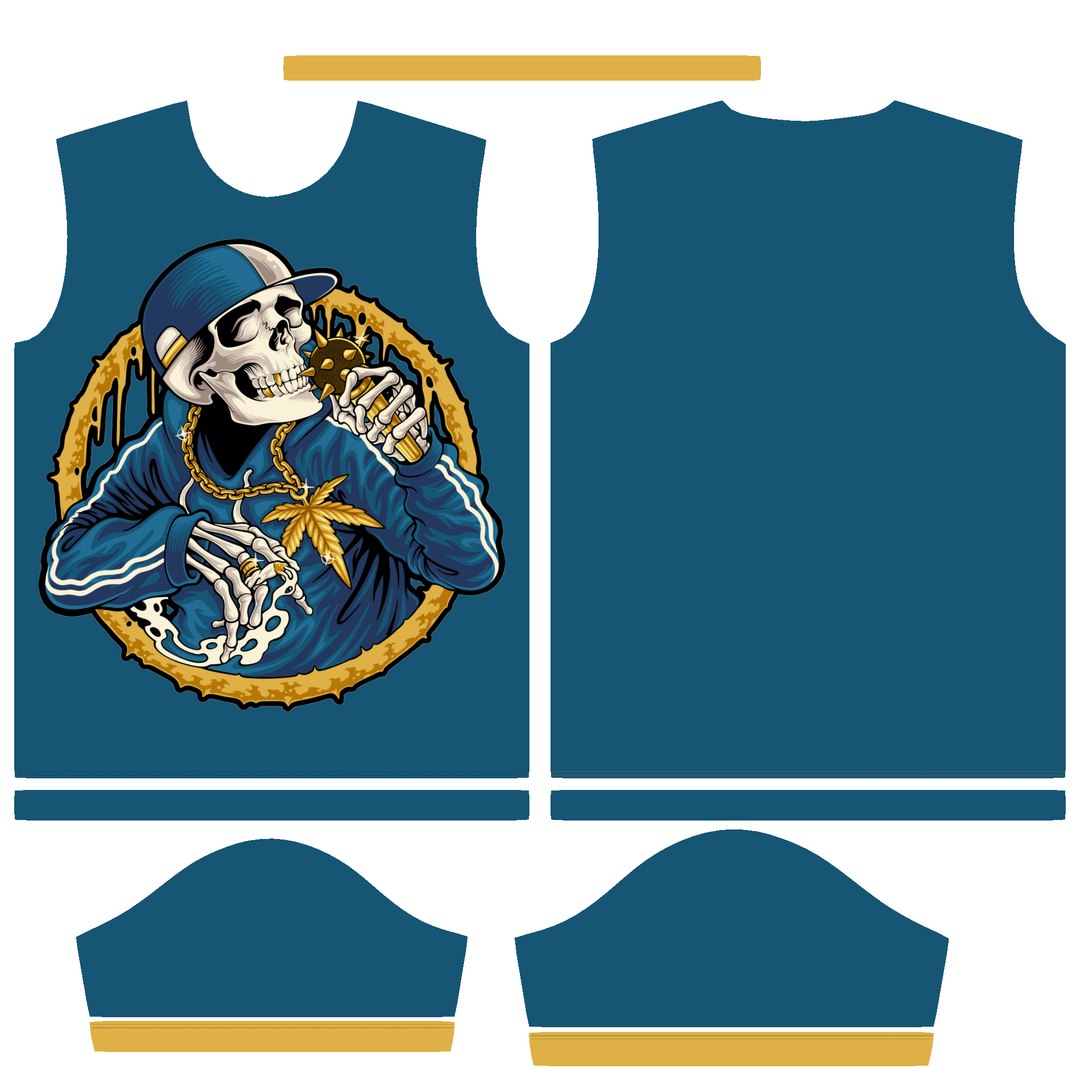 T-Shirt Rap Skull In Low Poly Model - TurboSquid 2380828