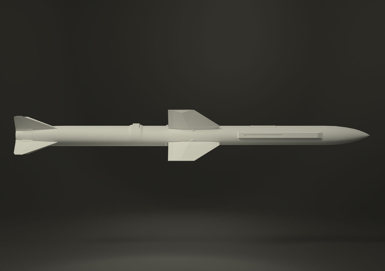 3D selenia aspide missile model - TurboSquid 1319564