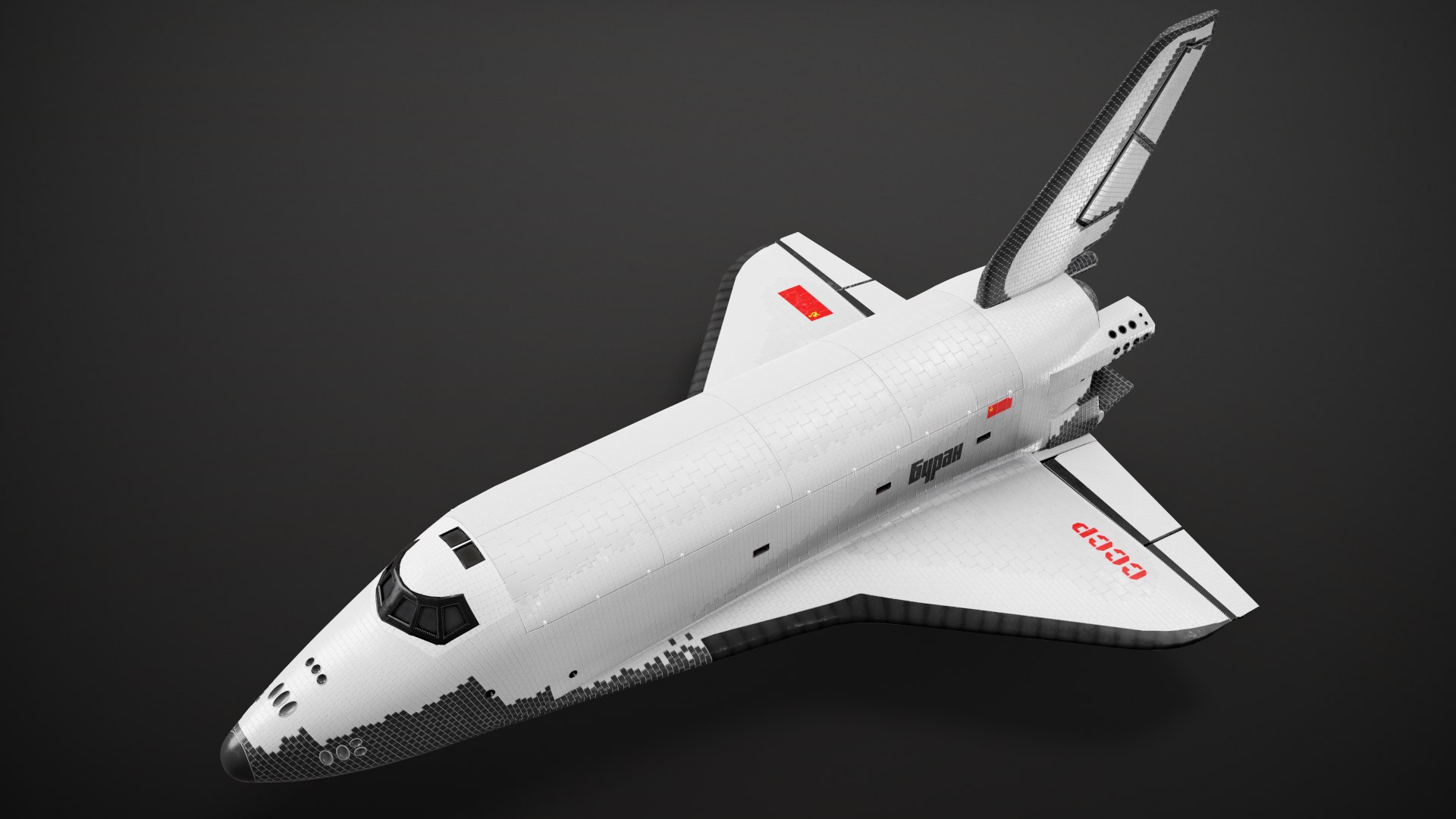 Amp buran spaceplane energia 3D - TurboSquid 1550380