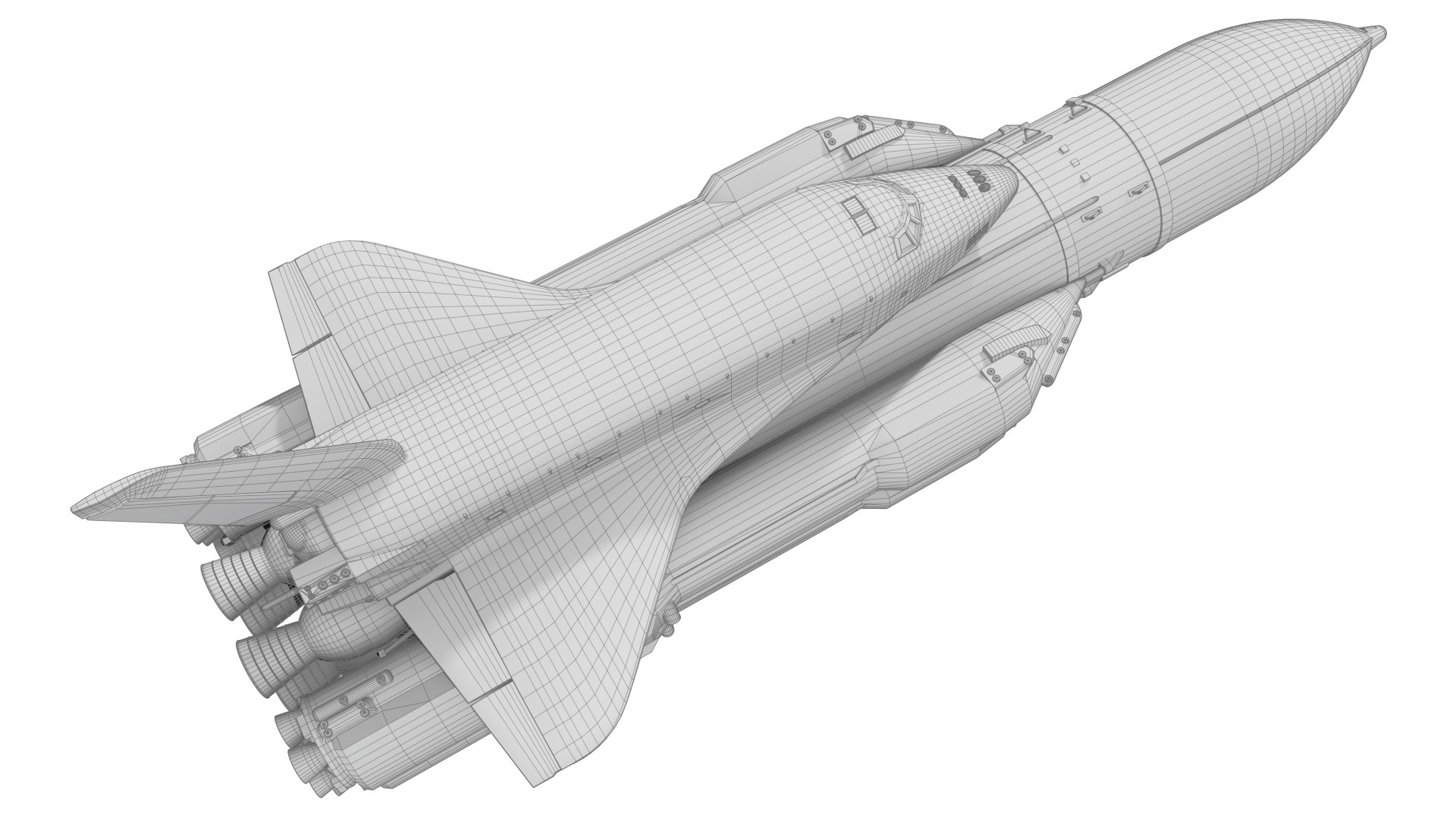 Amp buran spaceplane energia 3D - TurboSquid 1550380