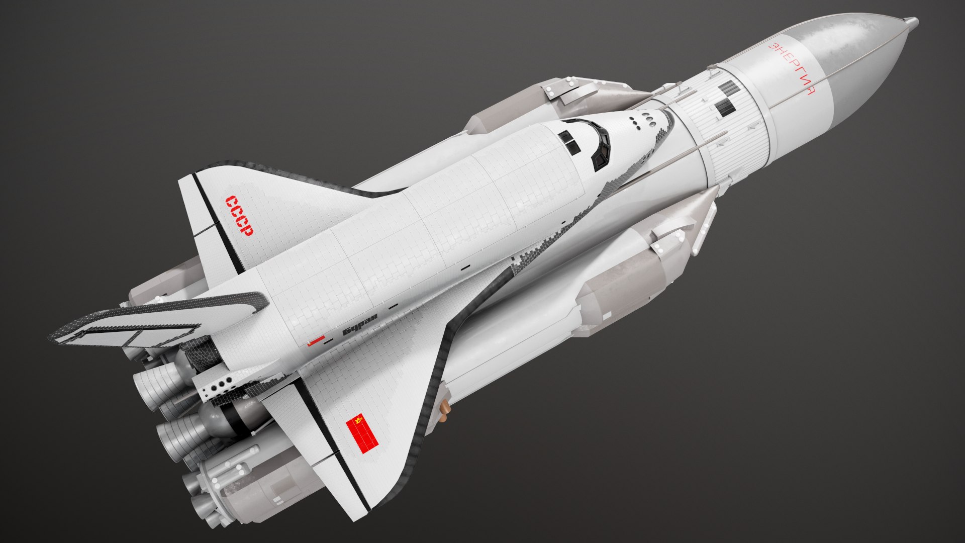 Amp buran spaceplane energia 3D - TurboSquid 1550380