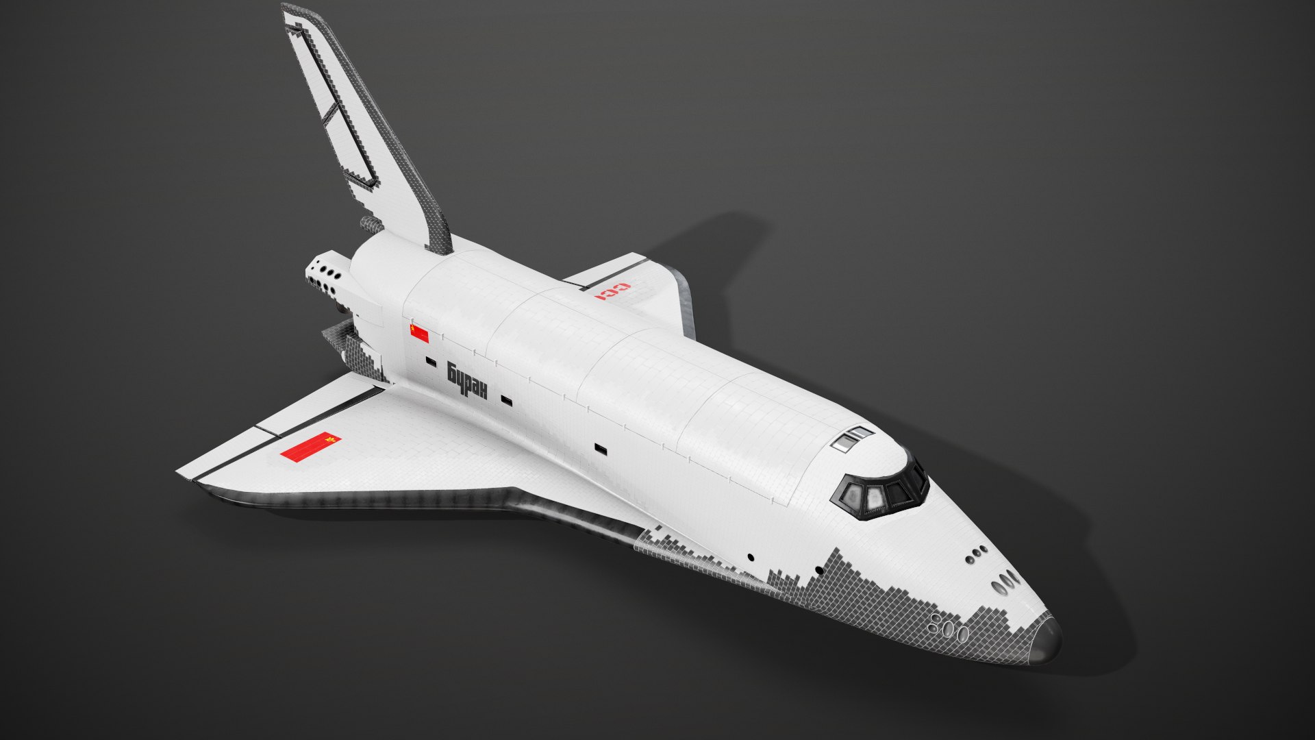 Amp buran spaceplane energia 3D - TurboSquid 1550380