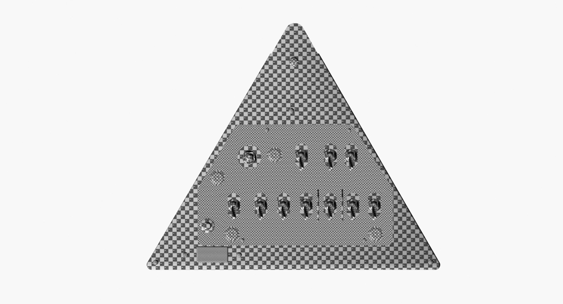 Right triangular panels board 3D model - TurboSquid 1362198