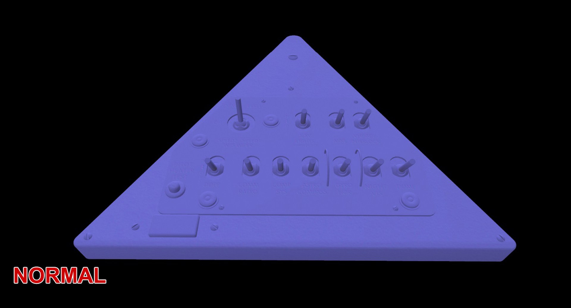 Right triangular panels board 3D model - TurboSquid 1362198