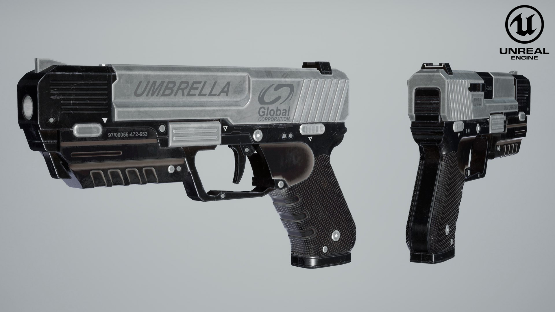 3d Max Sci Fi Gun