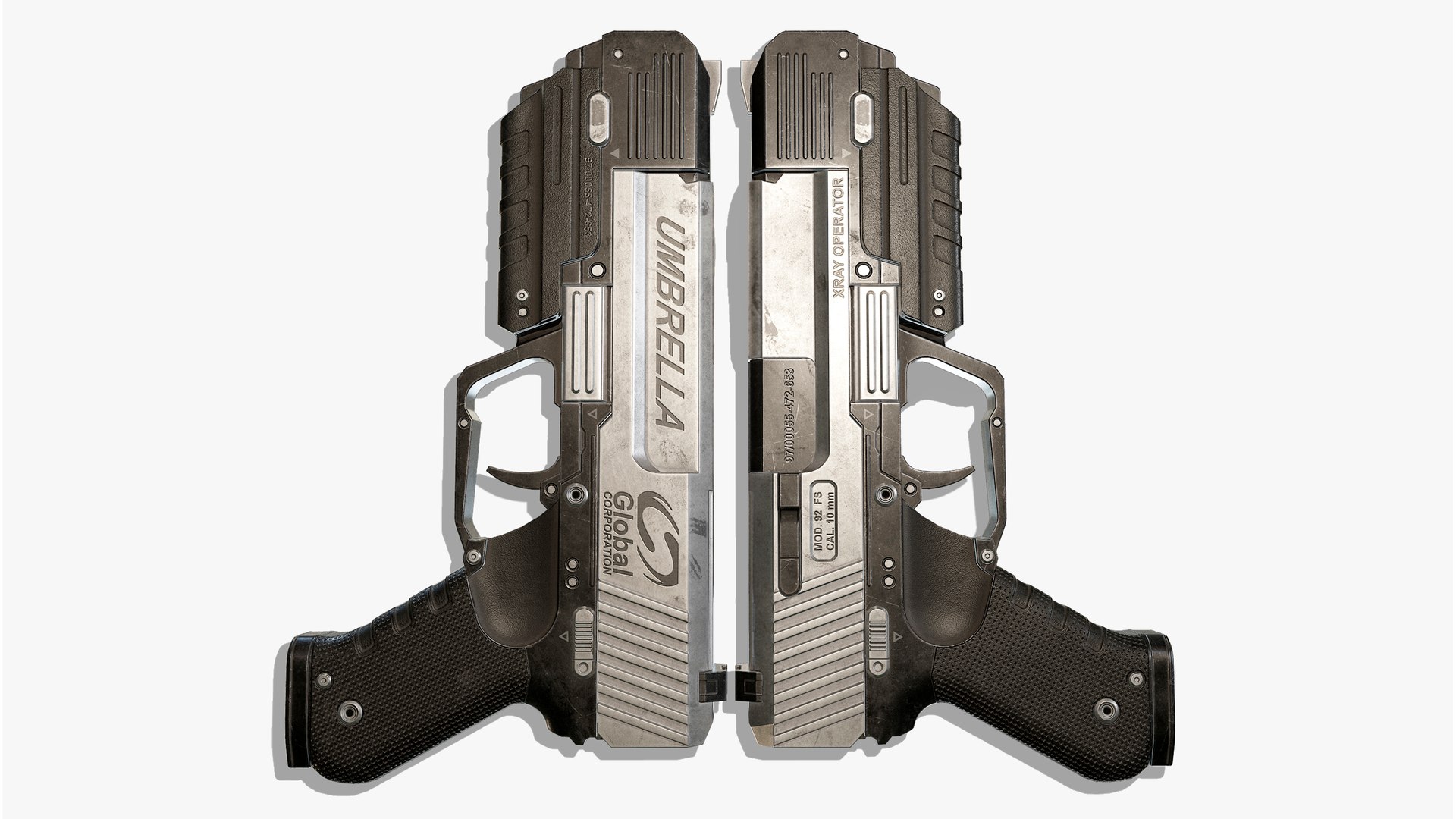 3d Max Sci Fi Gun