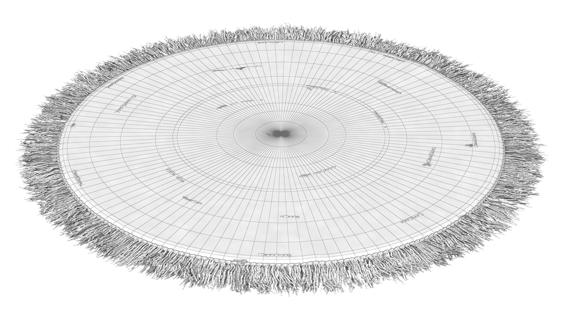 3D Hand Woven Rafia Jute Braided Rug Round Natural - TurboSquid 2102752