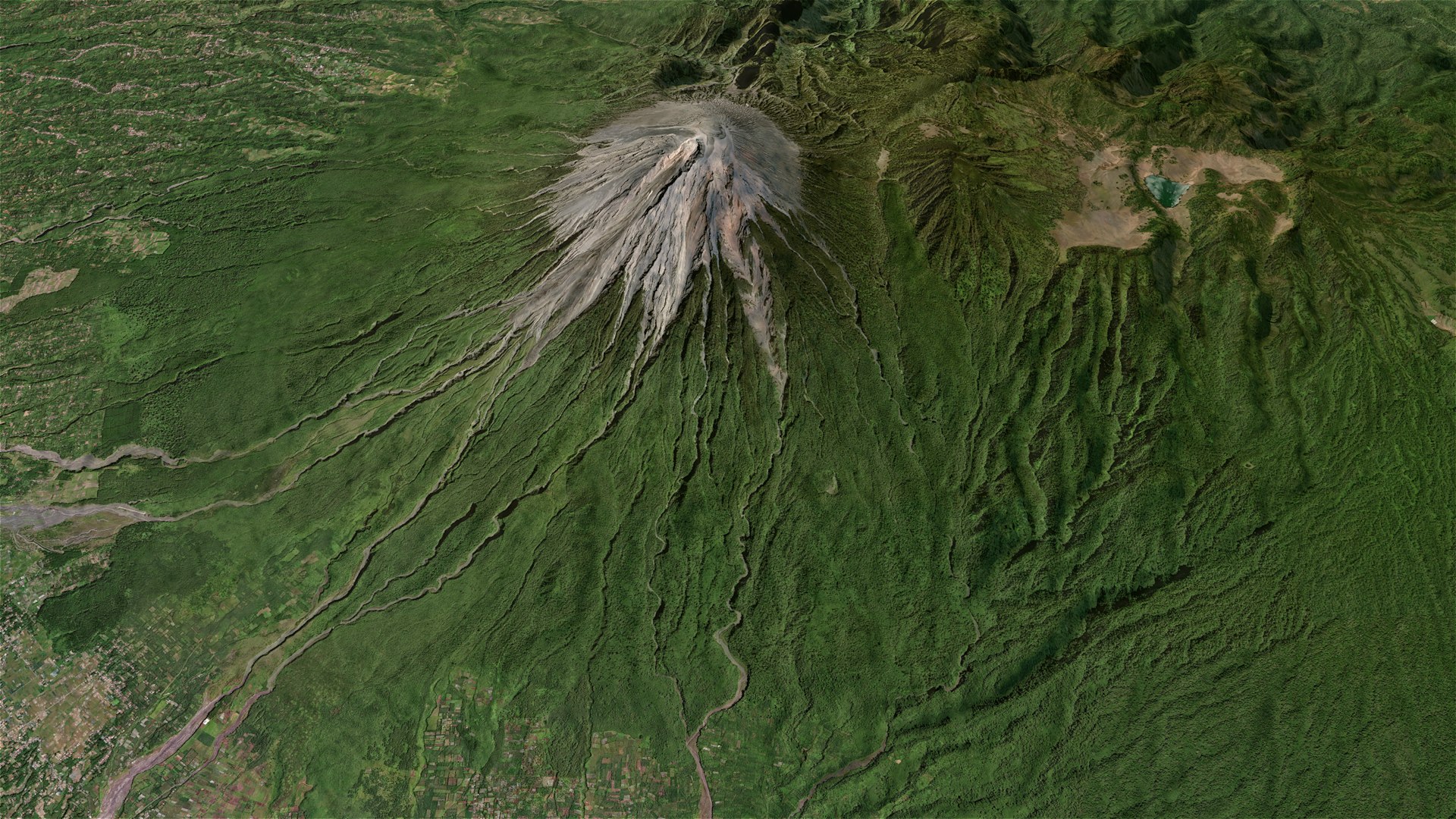 3D Model Mountain Semeru - TurboSquid 1486920